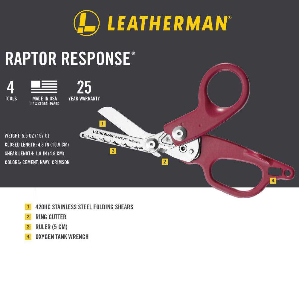 Leatherman Raptor Response Shears - Sports Supplies Online Store