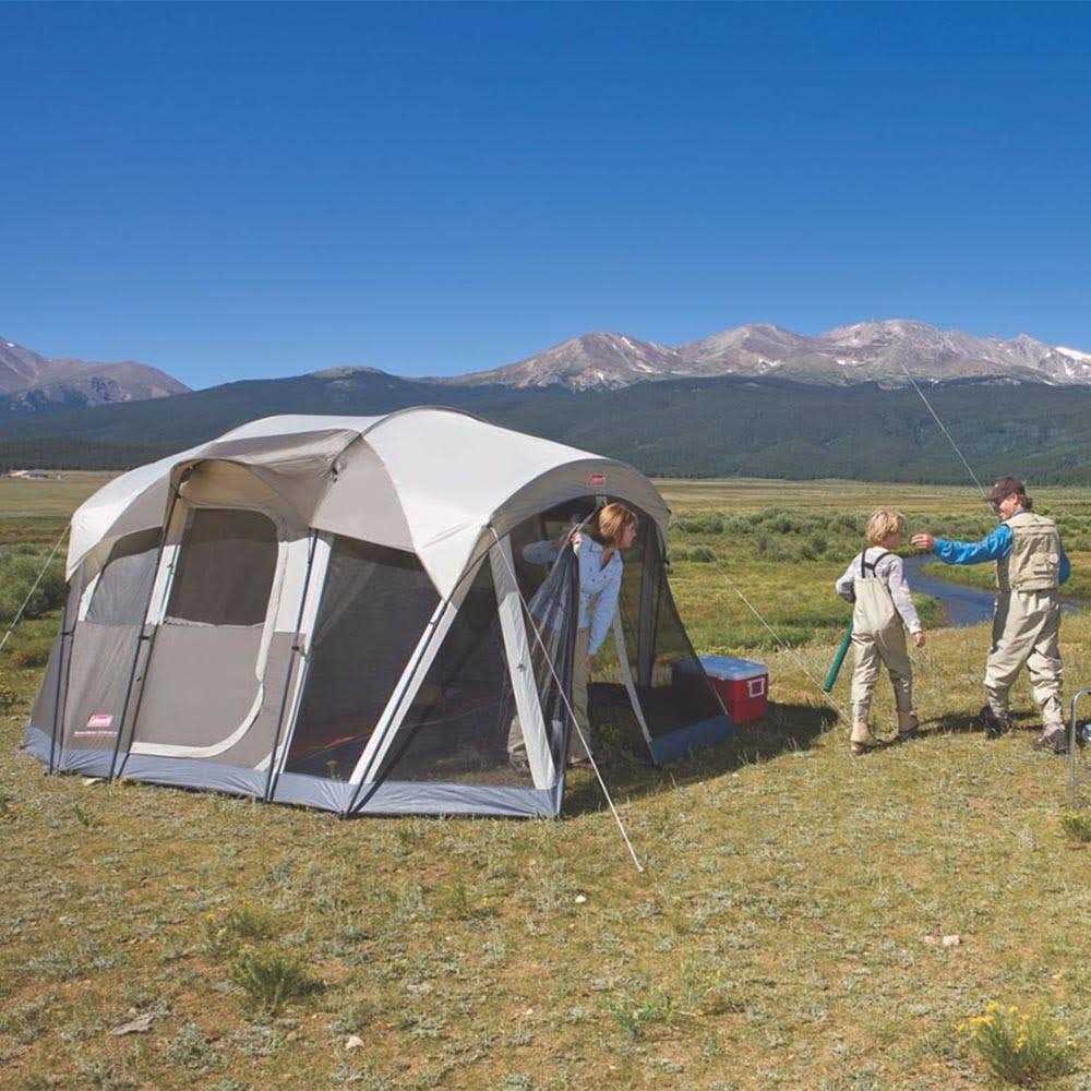 Coleman WeatherMaster 6-Person Tent with Screen Room - Sports Supplies ...