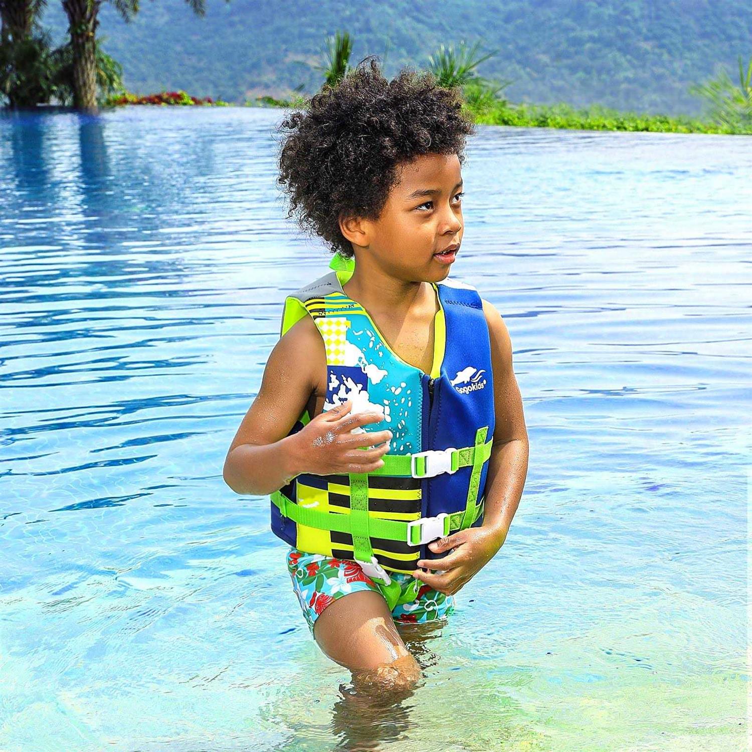 Gogokids Toddler Swim Vest, Kids Float Jacket for 20-30-40-50 lbs girls ...