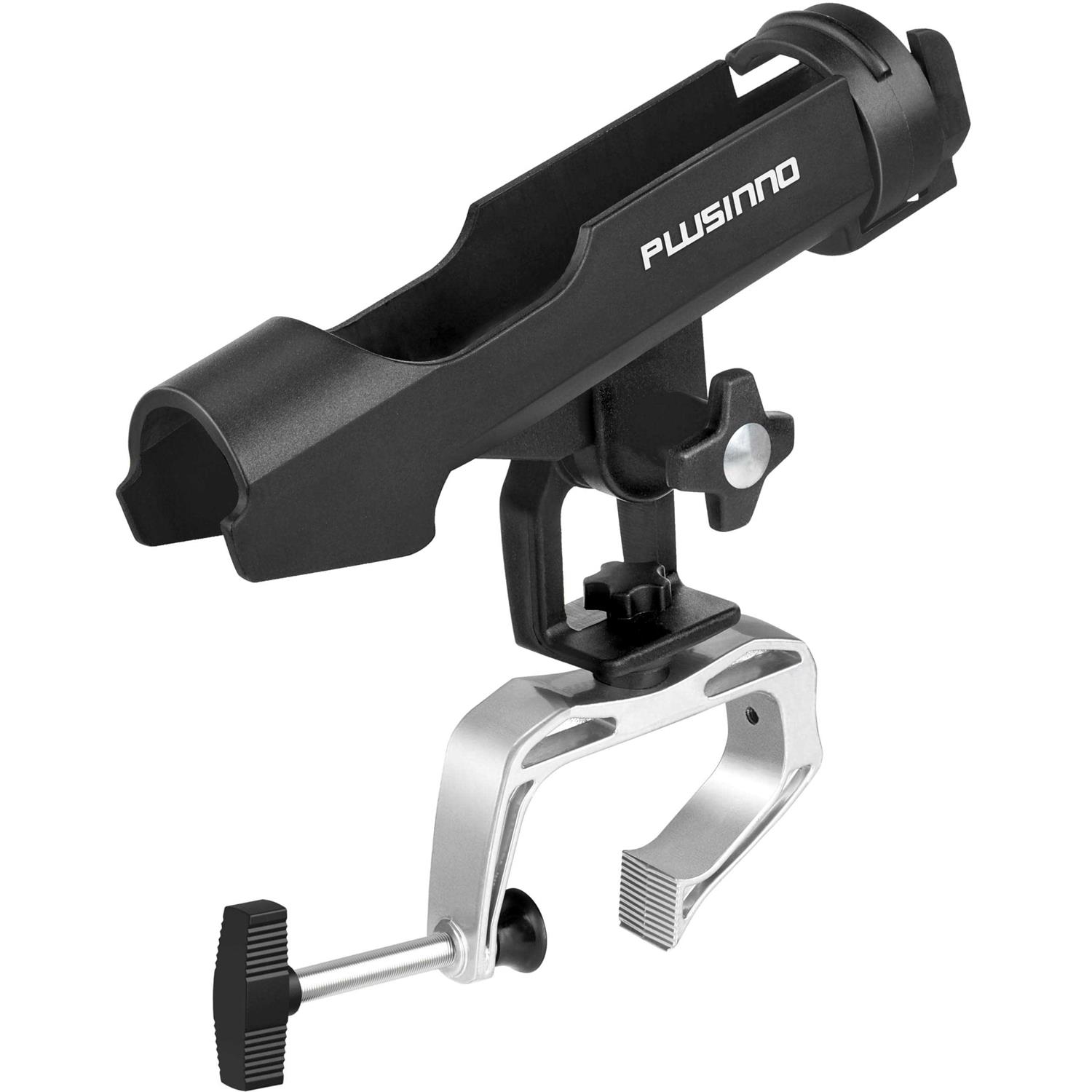 PLUSINNO Fishing Boat Rods Holder with Large Clamp Opening 360 Degree ...