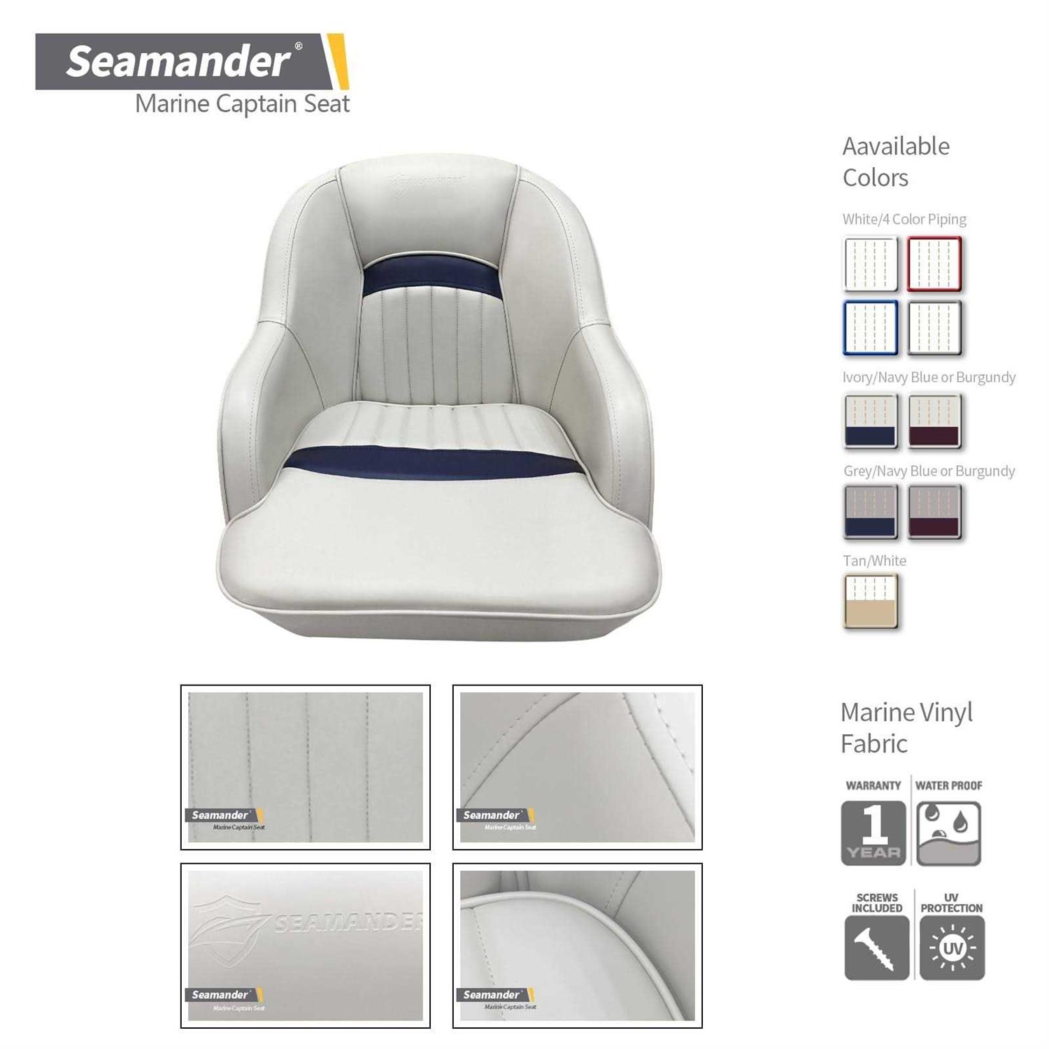 Seamander Captains Chair Pontoon Boat seat -S1040 series - Sports ...
