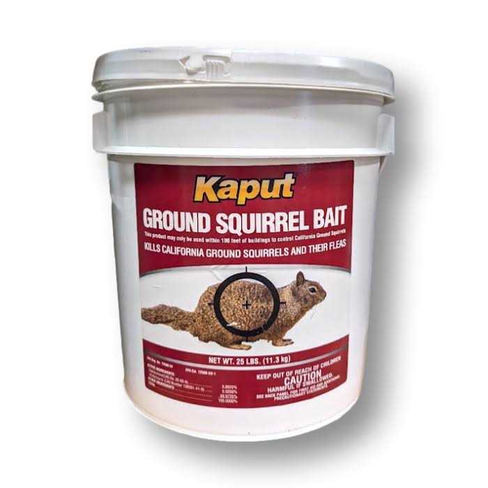 Kaput Ground Squirrel Bait 25lb - Sports Supplies Online Store