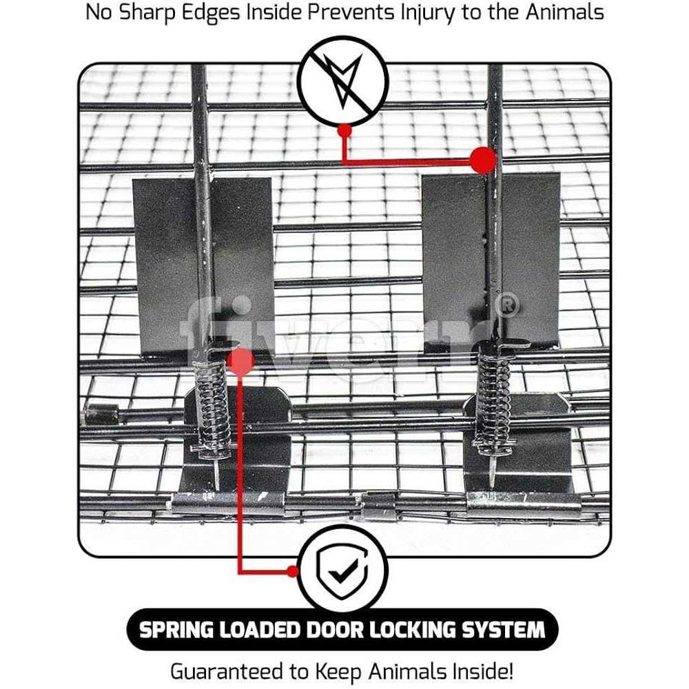 Humane Way Folding 50 Inch Live Humane Animal Trap Safe Traps for All ...