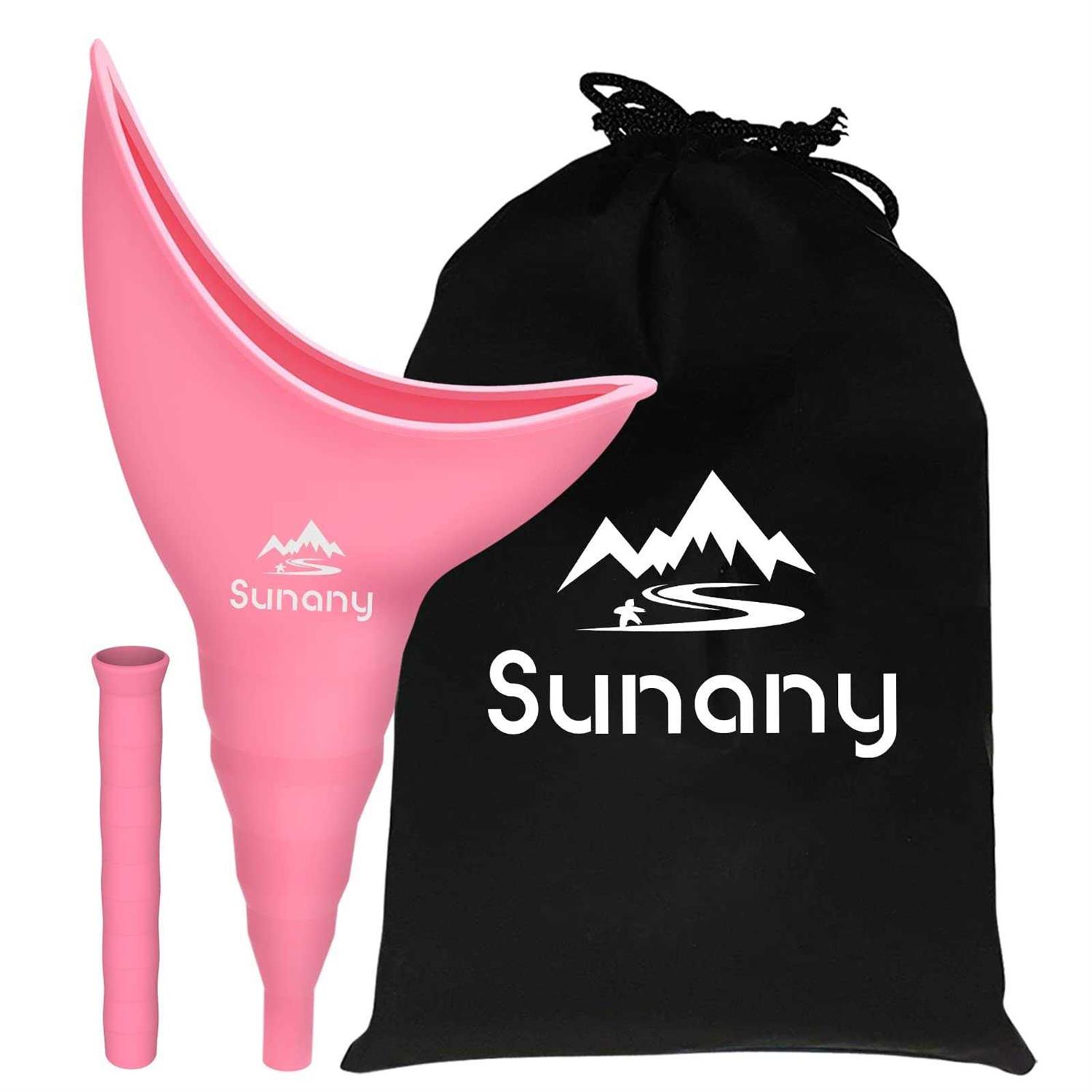 Sunany Female Urinal Female Silicone Urination Device Portable Urinal ...