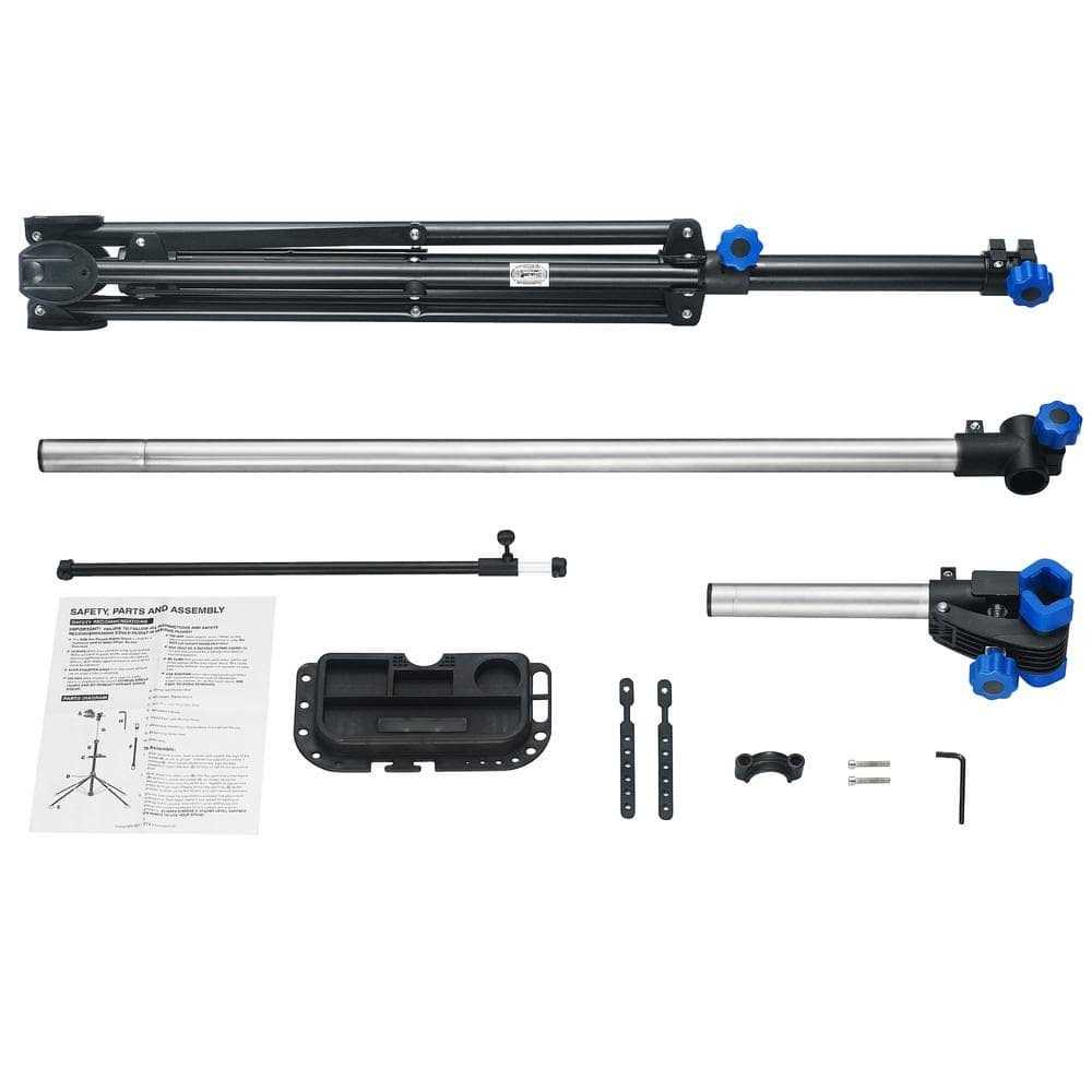 RAD Cycle Black 1-Bike Adjustable Floor Stand Garage Bike Rack ...