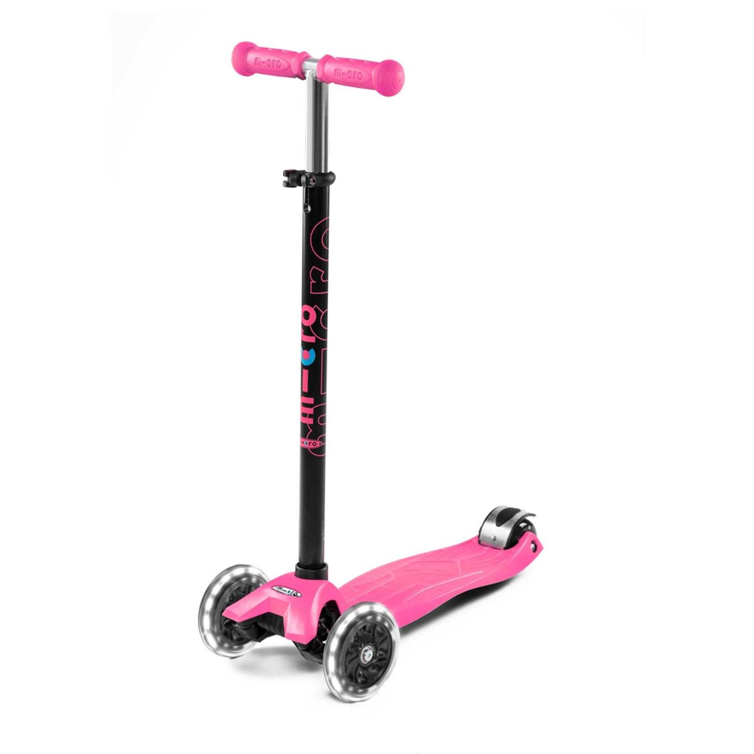 Micro Kickboard Maxi Kick Scooter with LED Lights - Sports Supplies ...