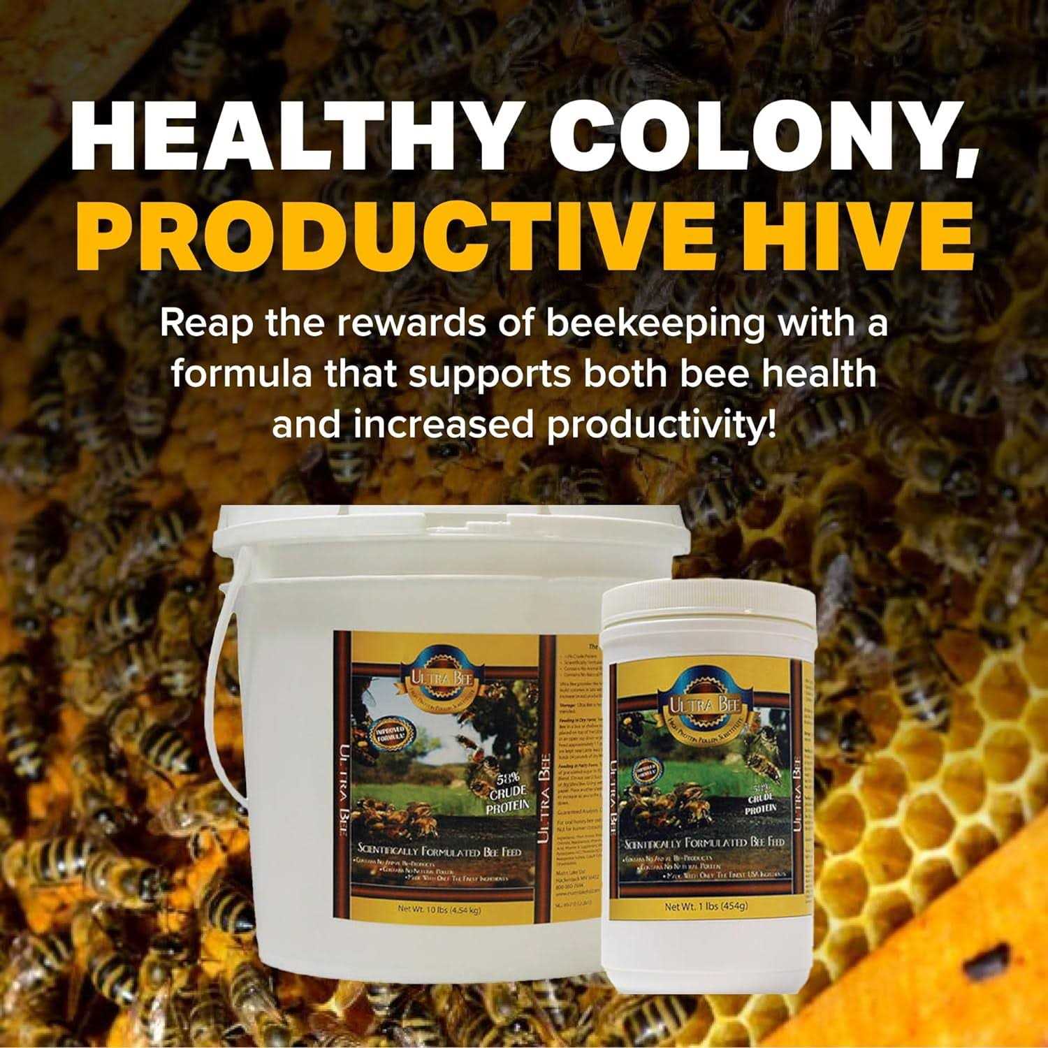 Mann Lake FD210 Ultra Bee Dry Feed Pail - Sports Supplies Online Store