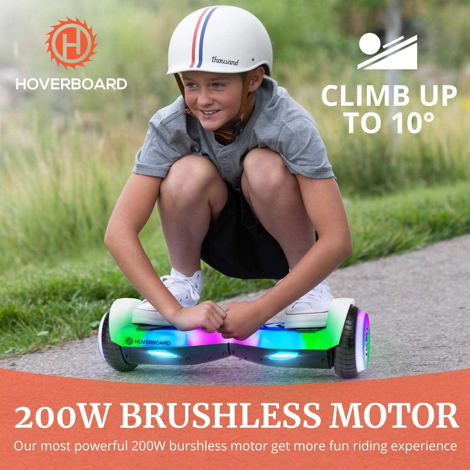 Pulse LED Hoverboard for Kids 6.3 Solid Tires - Sports Supplies Online ...