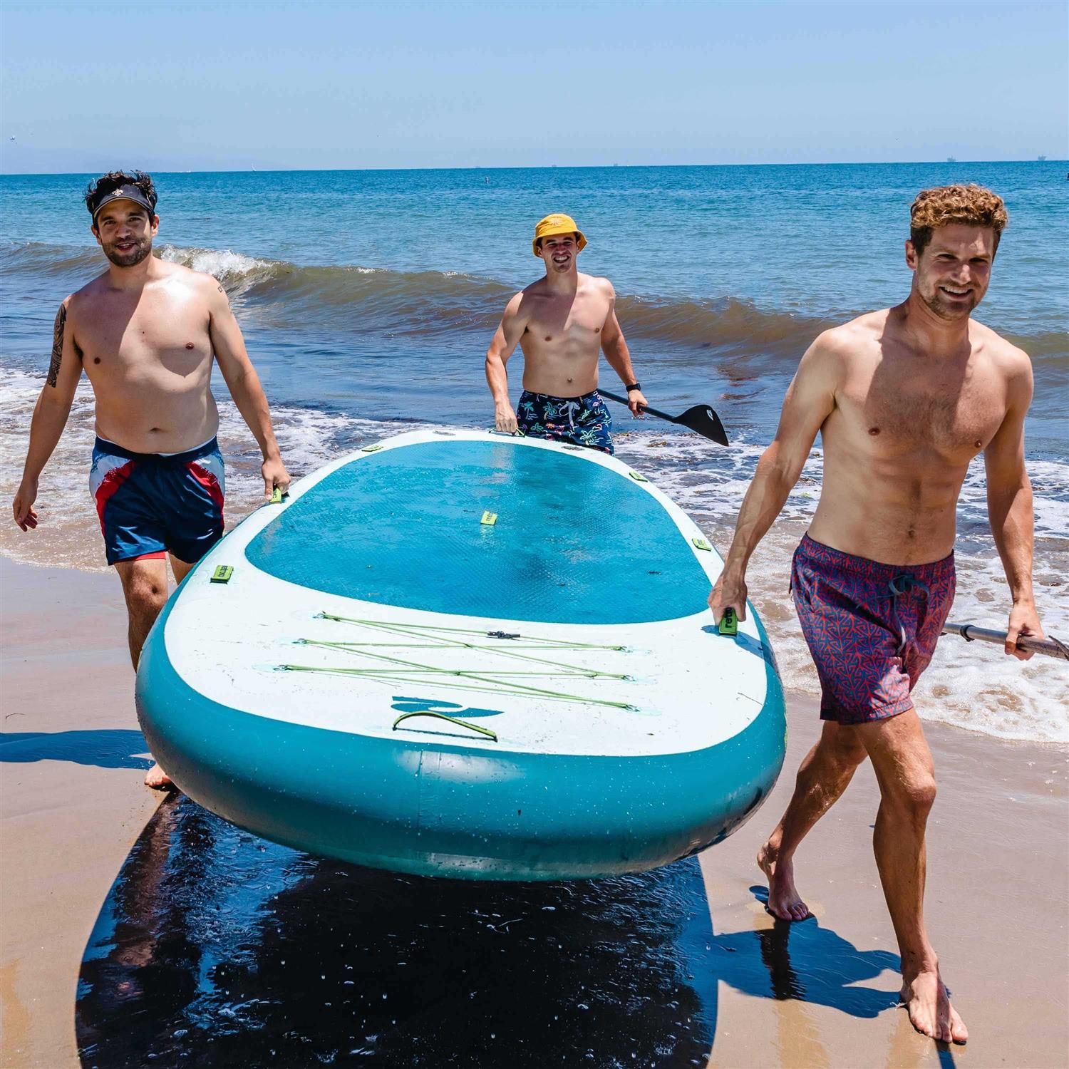 Retrospec Weekender Crew Multi Person Inflatable Paddle Board 12'/16 ...