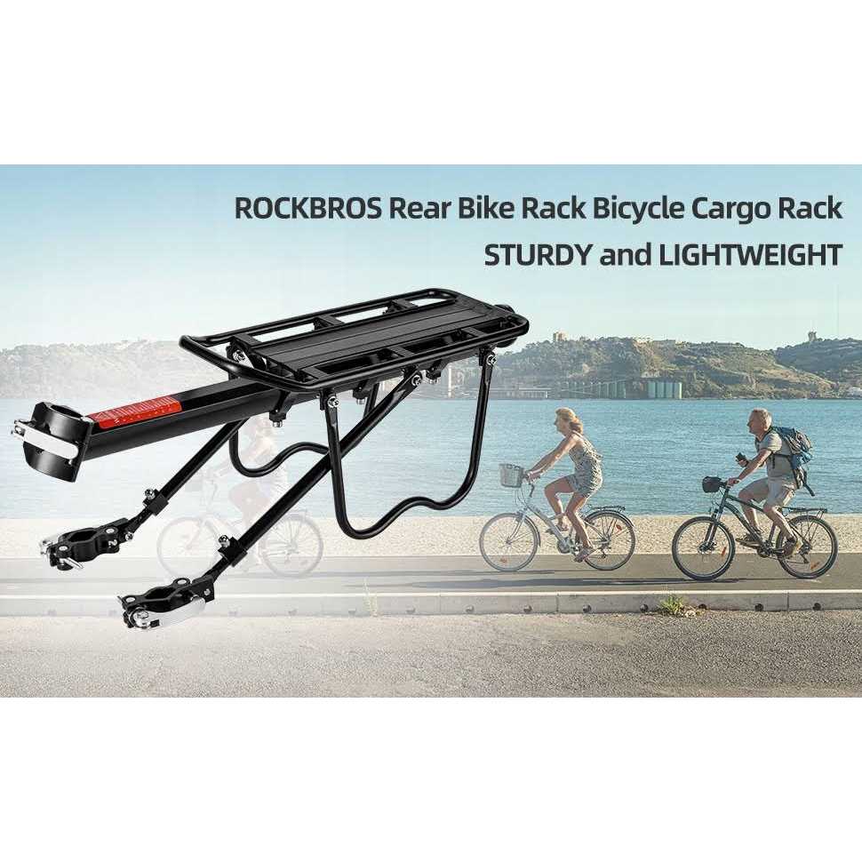 ROCKBROS Bicycle Pannier Rack Mountain Bike Pannier Rack Quick Release ...