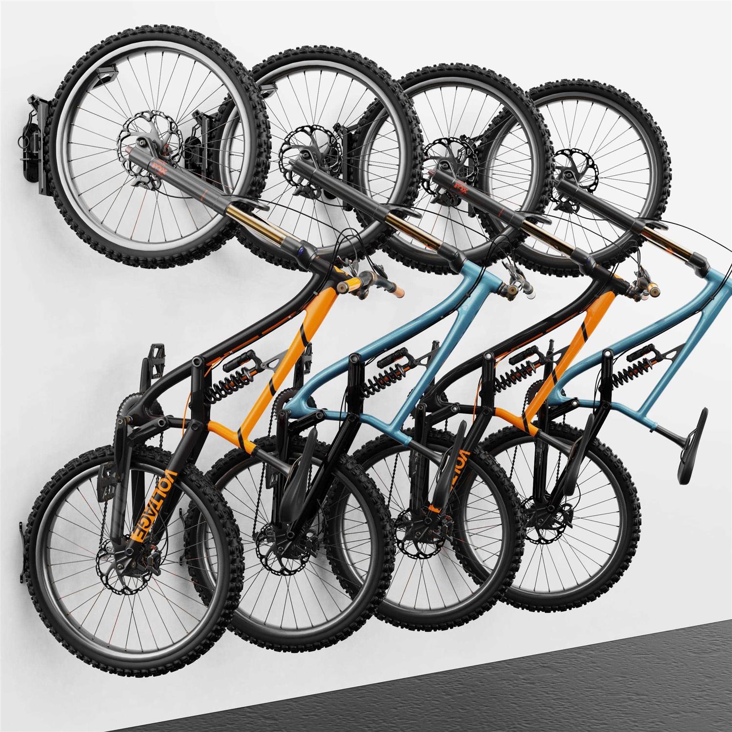 Kesito Swivel Bike Wall Mount Vertical Bicycle Rack for Garage Wall ...