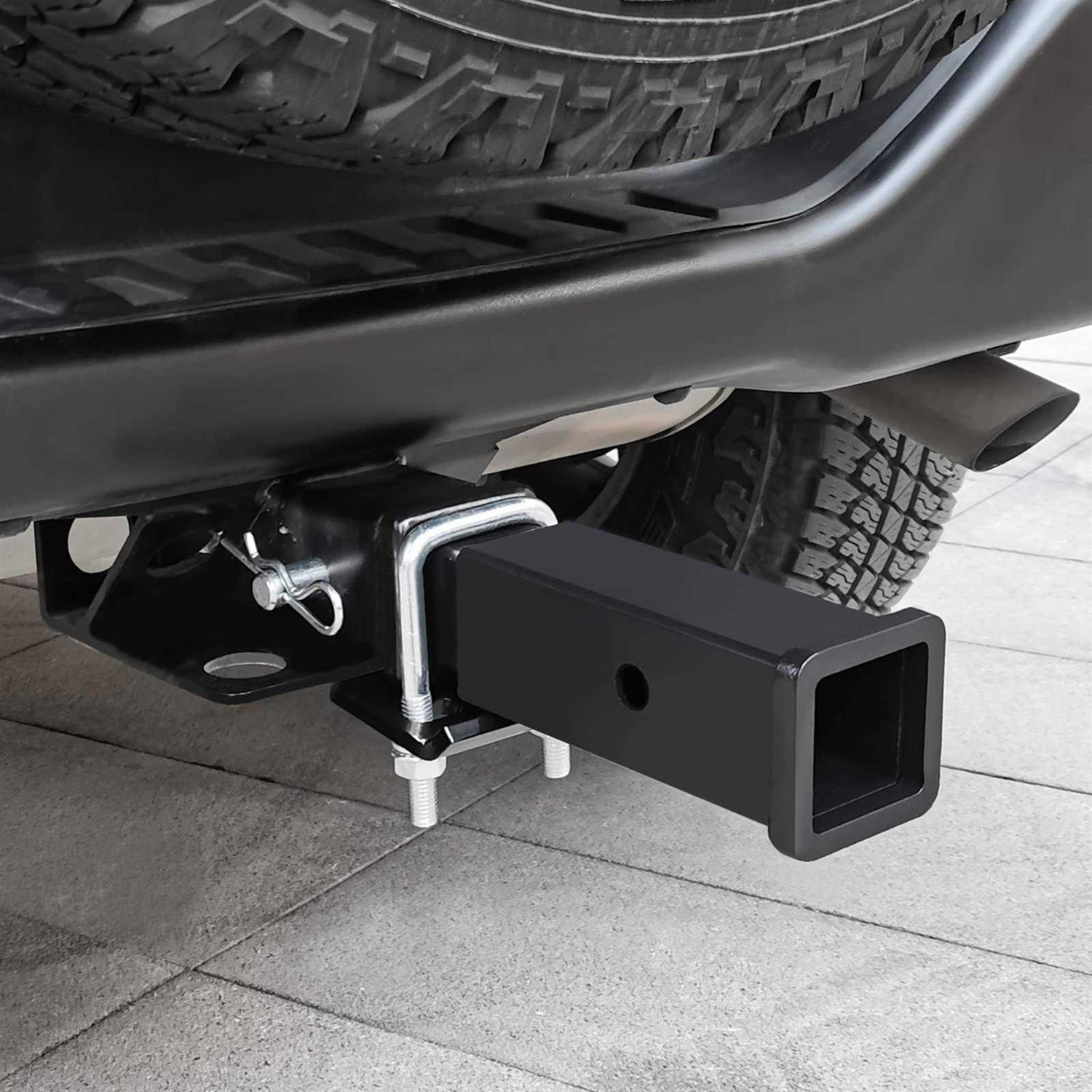KAIRAY Trailer Hitch Extension, 2 Inch Receiver Tube Extender, 7 Inch ...