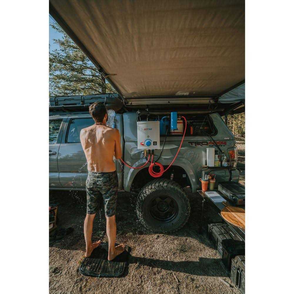 Joolca HOTTAP Outing Portable Off-grid Hot Shower - Sports Supplies ...