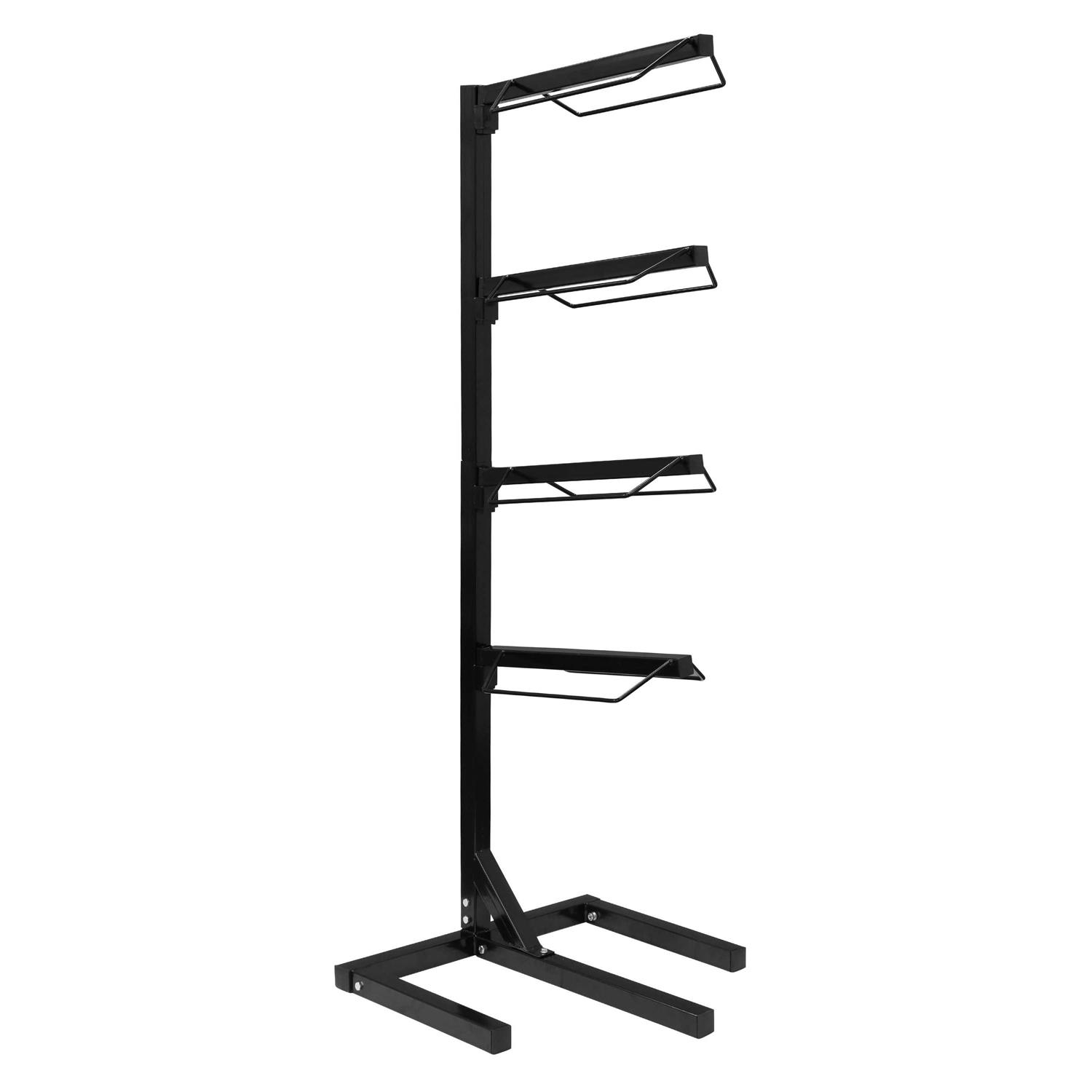 Easy-up 4-Tier Heavy Duty Portable Multi Saddle Rack Black - Sports ...