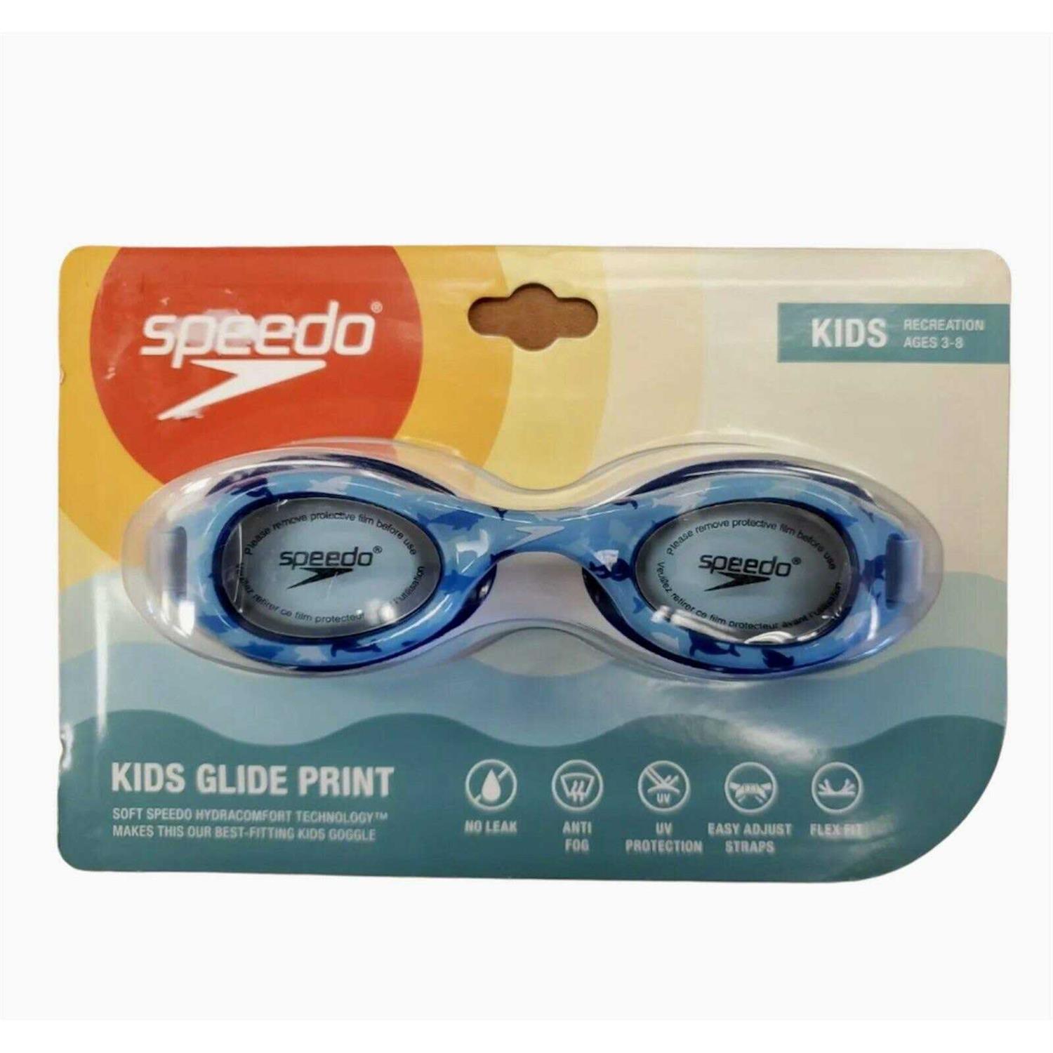 Speedo Glide Print Kids Goggles - Sports Supplies Online Store