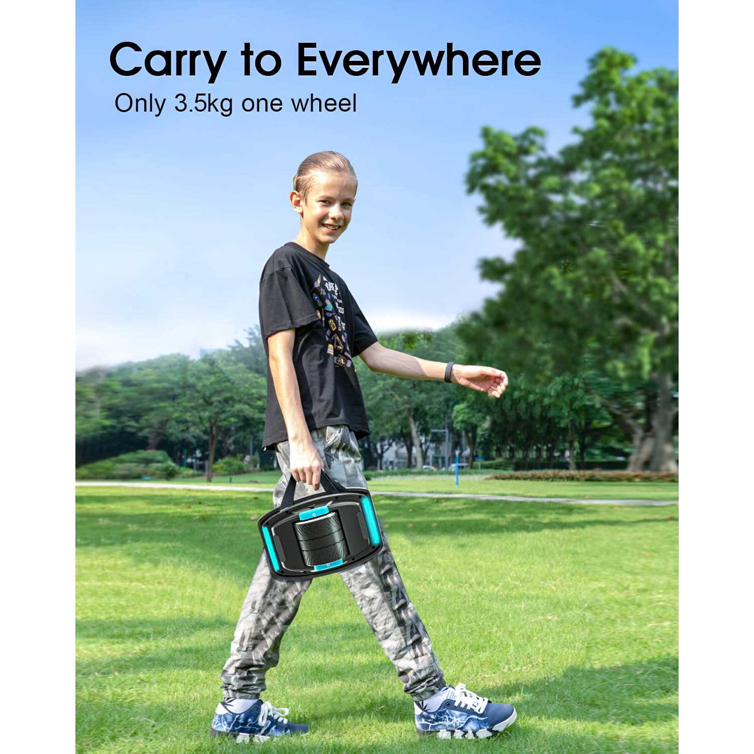 Magic Hover HS300 One Wheel Hoverboard Gyroshoes Electric Roller Skate ...