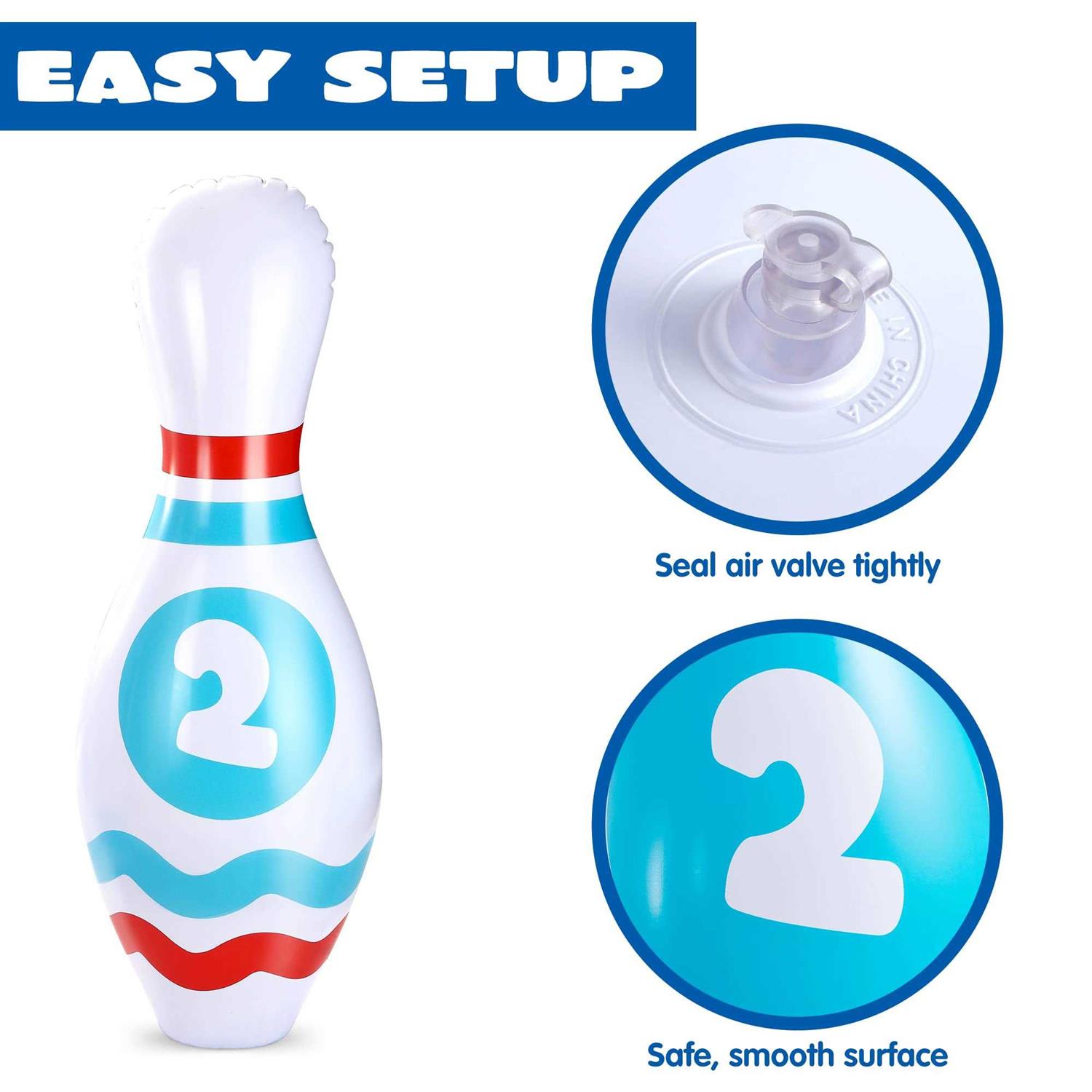 Joyin Giant Inflatable Bowling Set for Kids and Adults - Sports ...