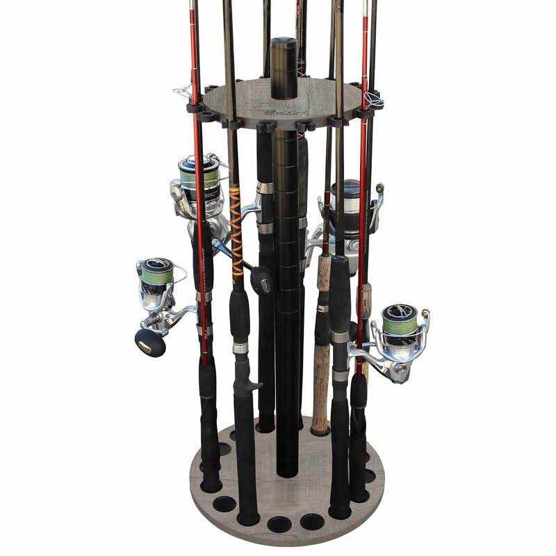 Rush Creek Creations 16 Round Fishing Rod Rack - Sports Supplies Online ...