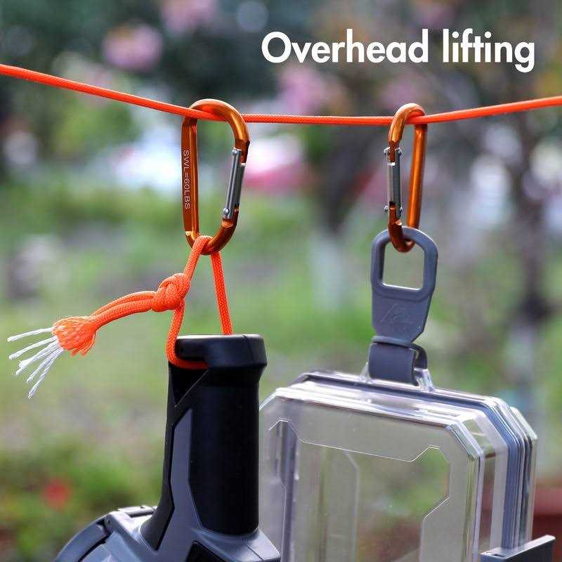 Ozark Trail 2 Pack Spring Loaded D-Shaped Aluminum Carabiners 70026 ...