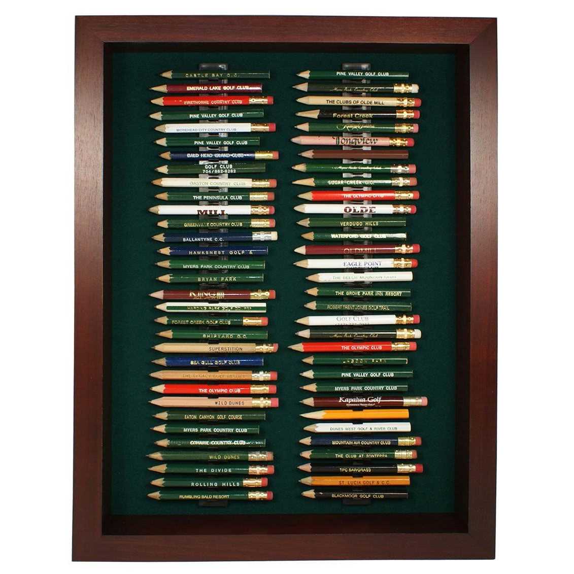 Eureka Golf Pencil Display Case Holds Round or Octagonal Golf Pencils ...