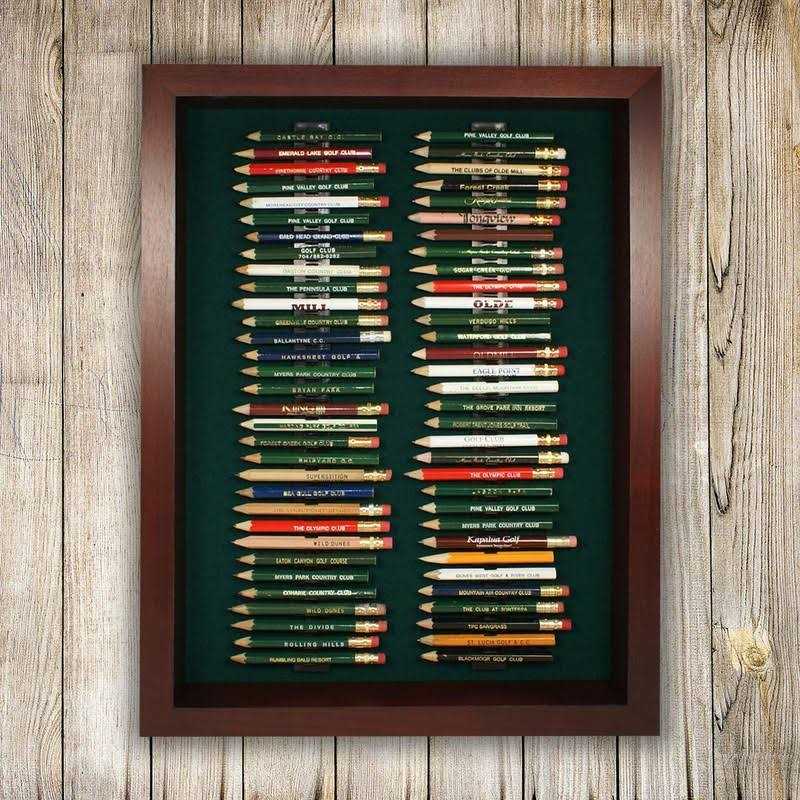 Eureka Golf Pencil Display Case Holds Round or Octagonal Golf Pencils ...