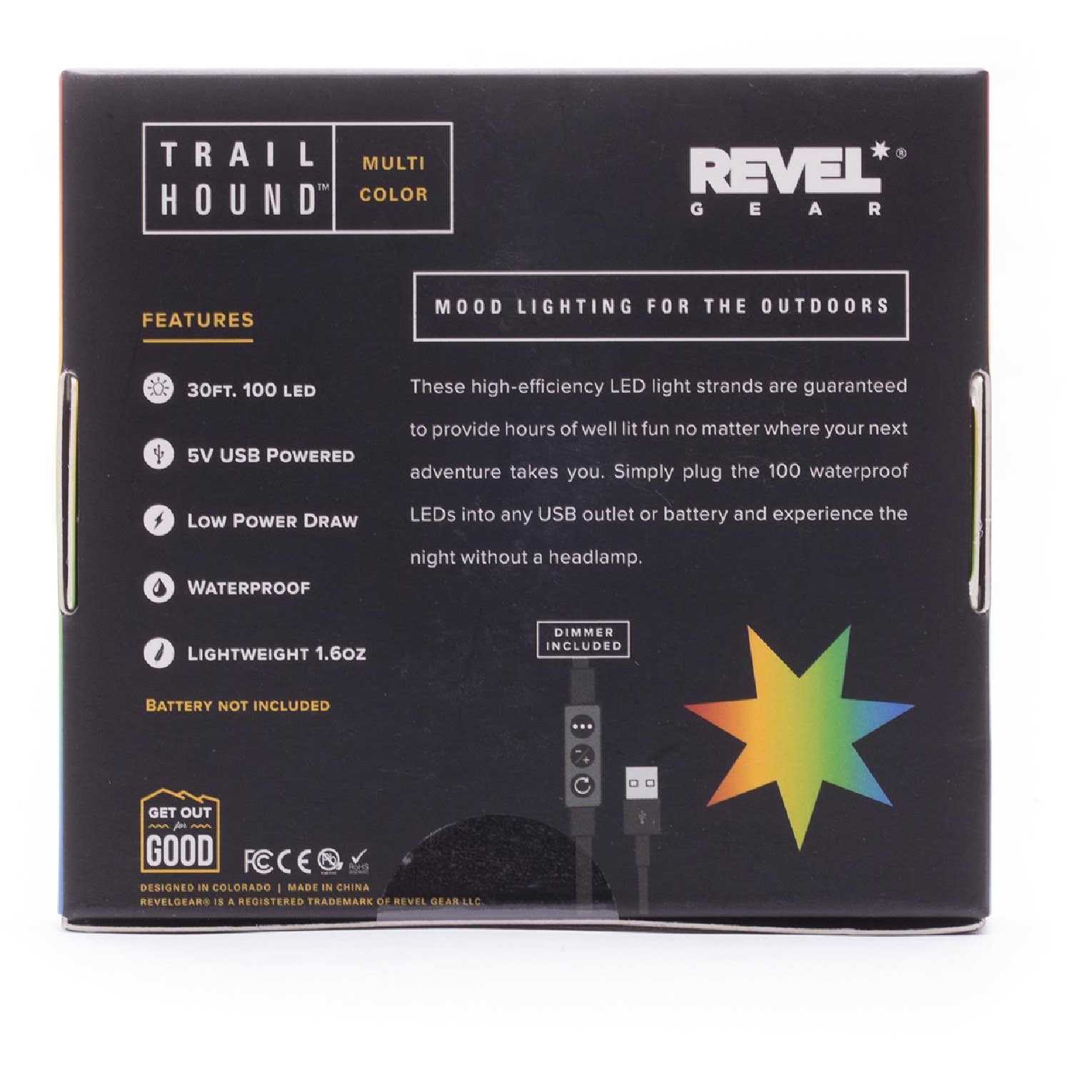 REVEL Gear Trail Hound 30 ft. Camping Light - Sports Supplies Online Store