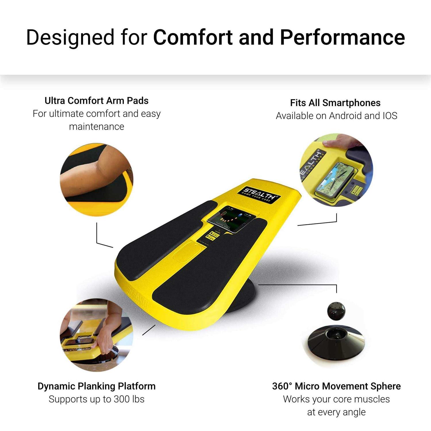 Stealth Fitness Stealth Abs + Plank Core Trainer Get Strong Sexy Abs ...