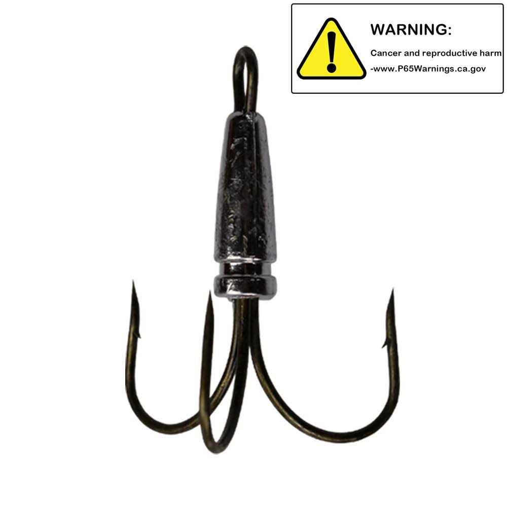 Laxygo Snagging Hooks Snagging Weighted Treble Hooks 2pcs/Pack Fishing ...