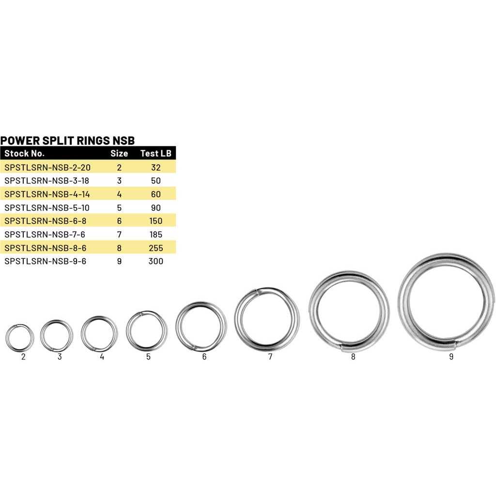 Spro Power Split Rings - Sports Supplies Online Store