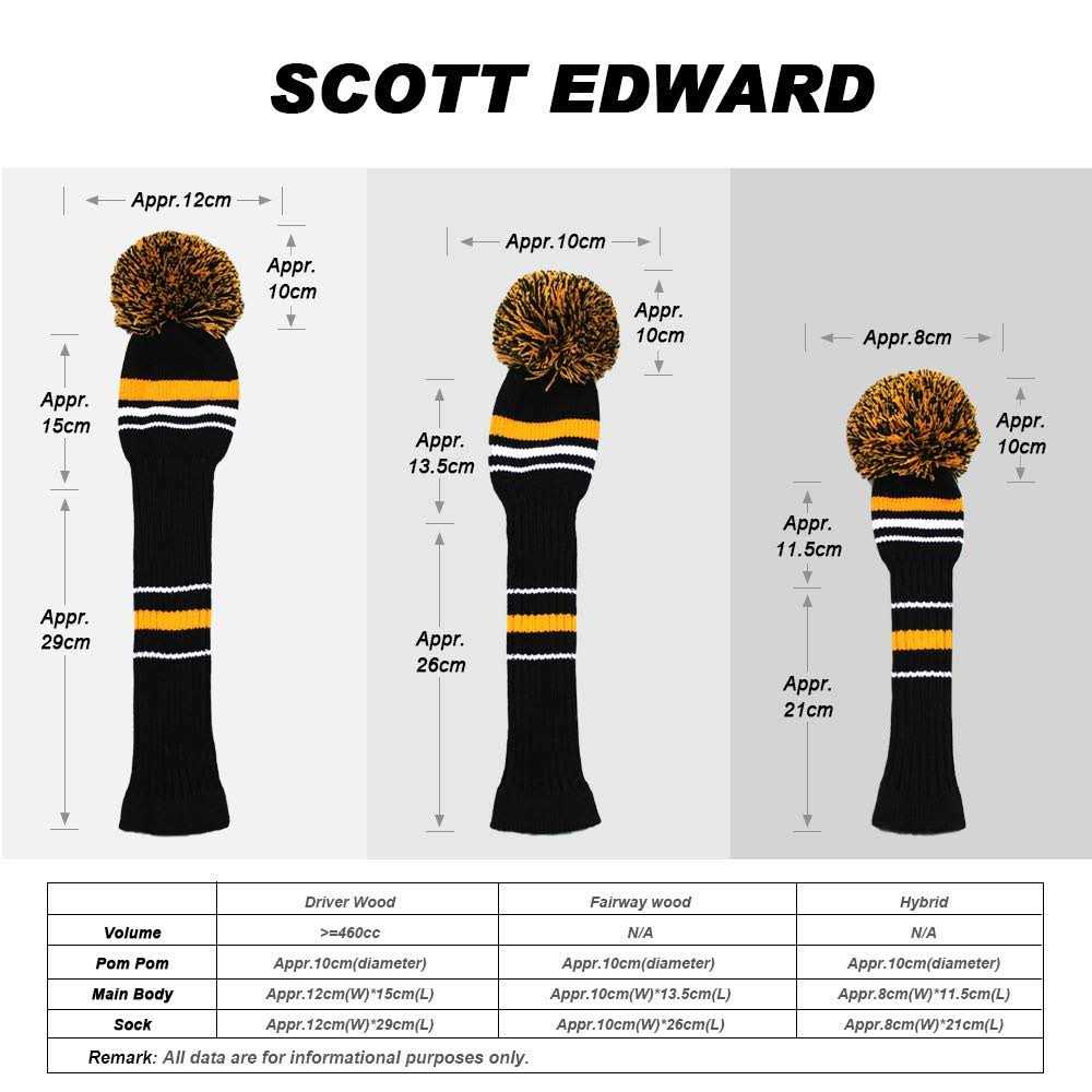 Scott Edward Golf Club Head Covers - Sports Supplies Online Store