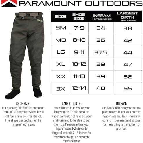 Paramount Outdoors Fast Eddy Wader Pant - Sports Supplies Online Store