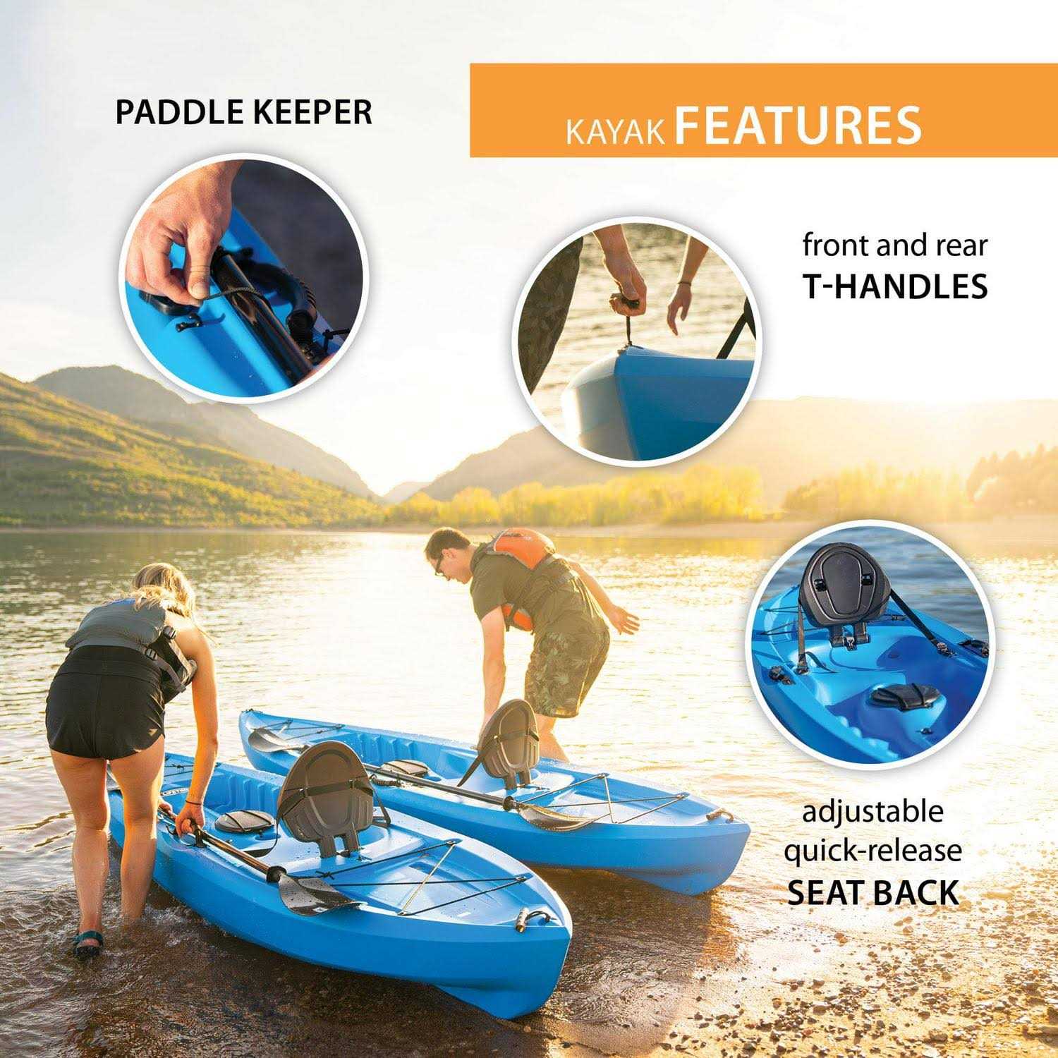 Lifetime Tamarack 100 Sit-On-Top Kayak - Sports Supplies Online Store