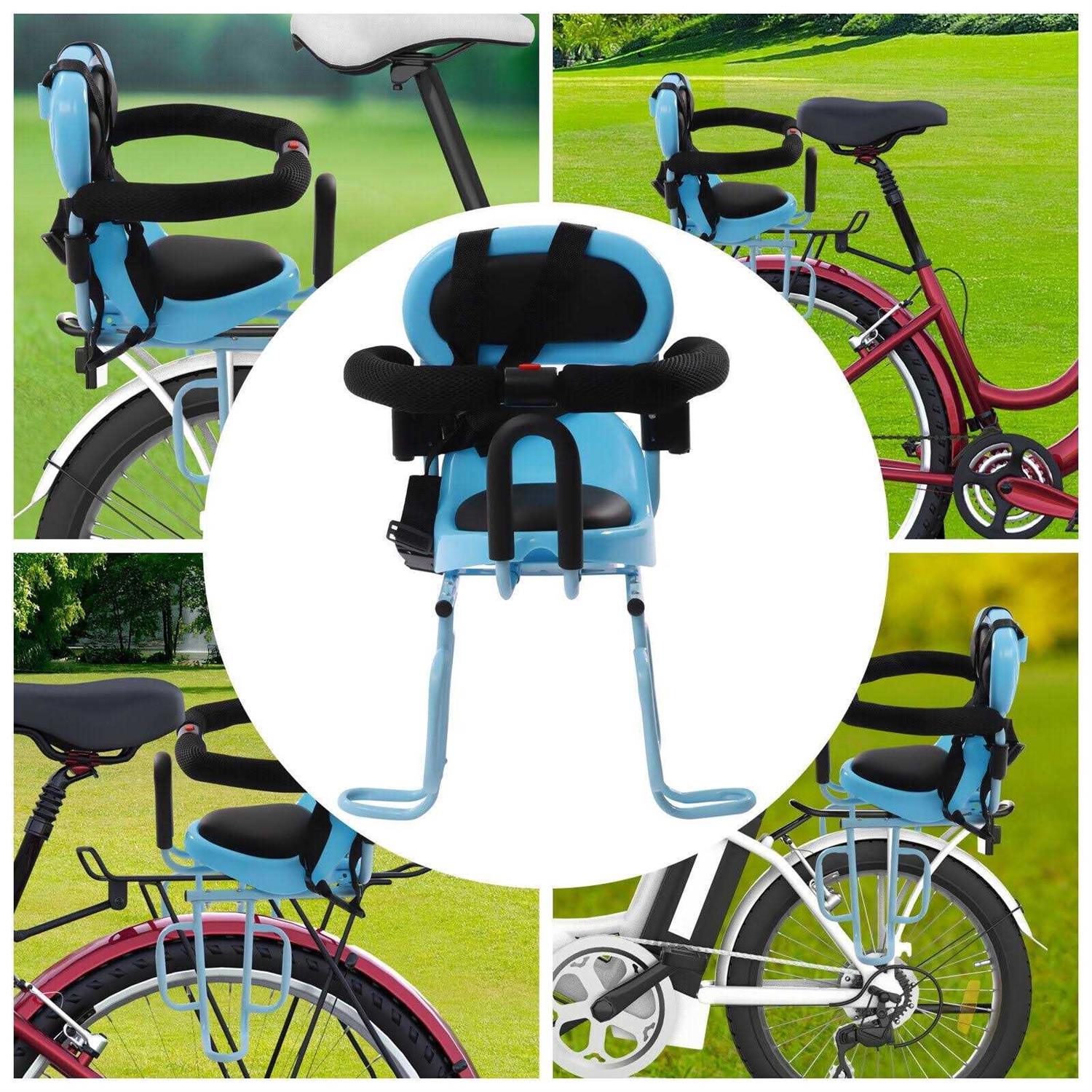 Denest Child Bike Seat Rear Back Safety For Kids Bicycle Saddle Seats ...