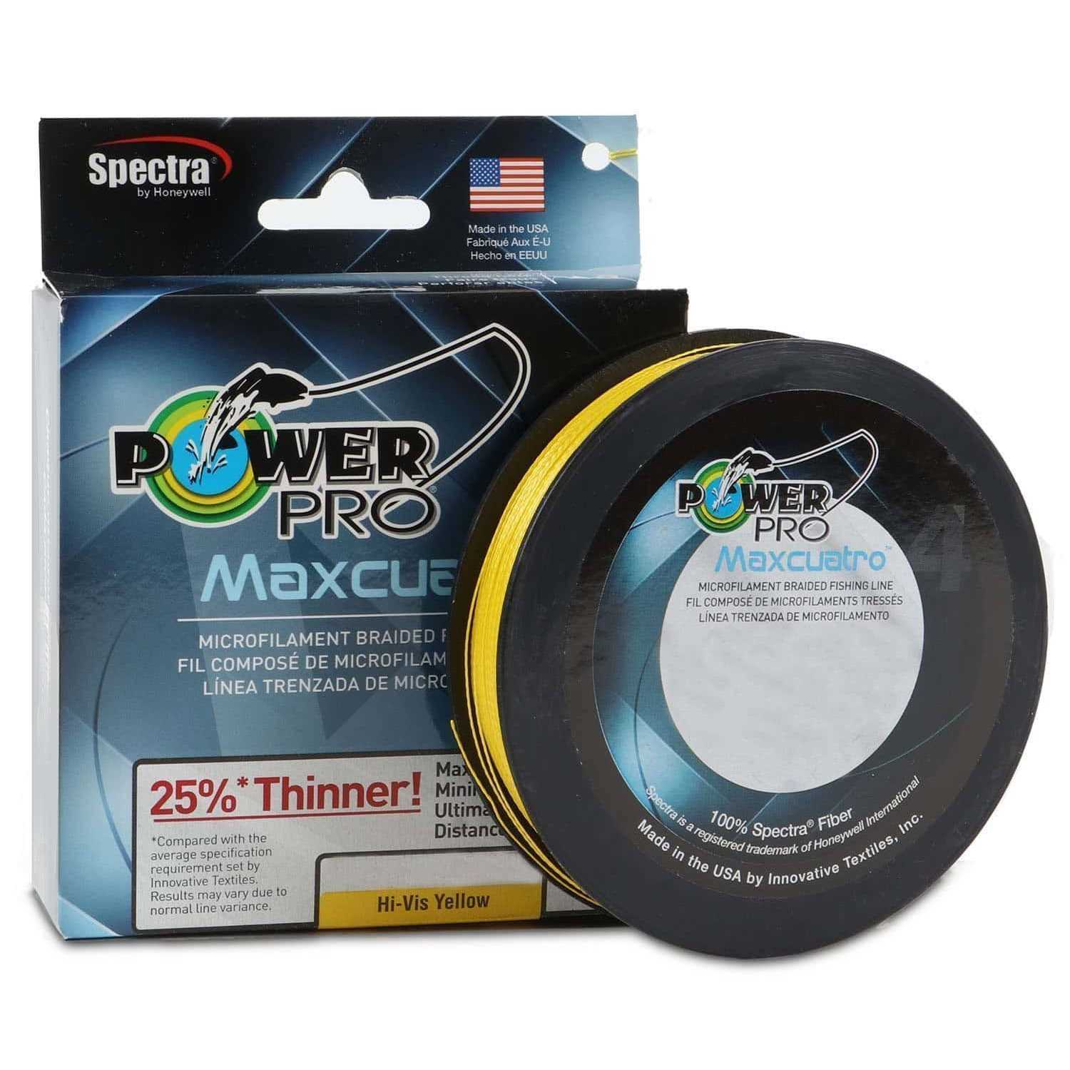 Power Pro Maxcuatro Spectra Braided Line - Sports Supplies Online Store
