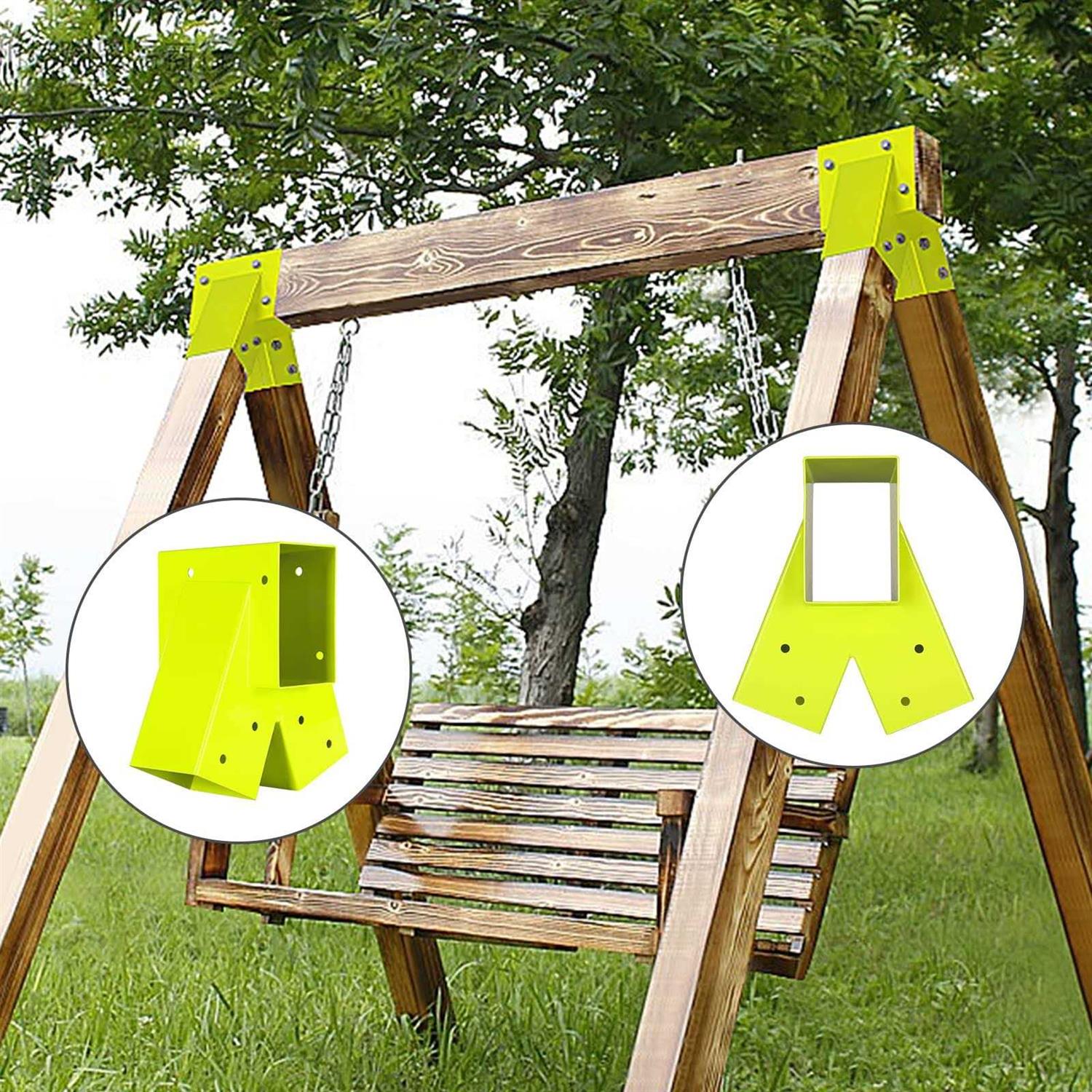 Highpro Swing Set Brackets-A-Frame 2 Swing Set Brackets with All ...