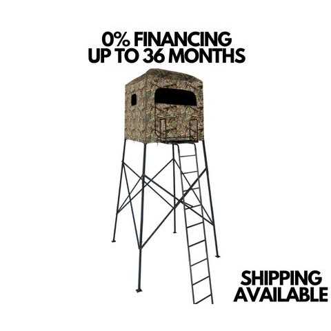Primal Treestand PVTS-806 The Hideout 7' Deluxe Quad Pod w/ Blind ...
