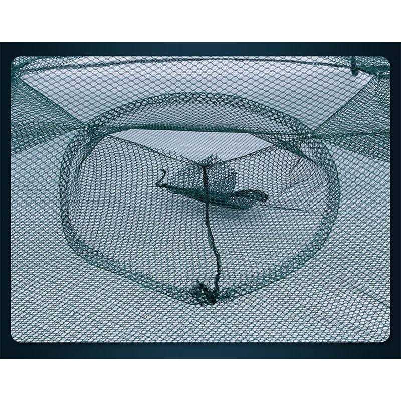 Pudong 2 Pack crawfish trap,Crab Fish trap,Foldable Fishing Bait trap ...