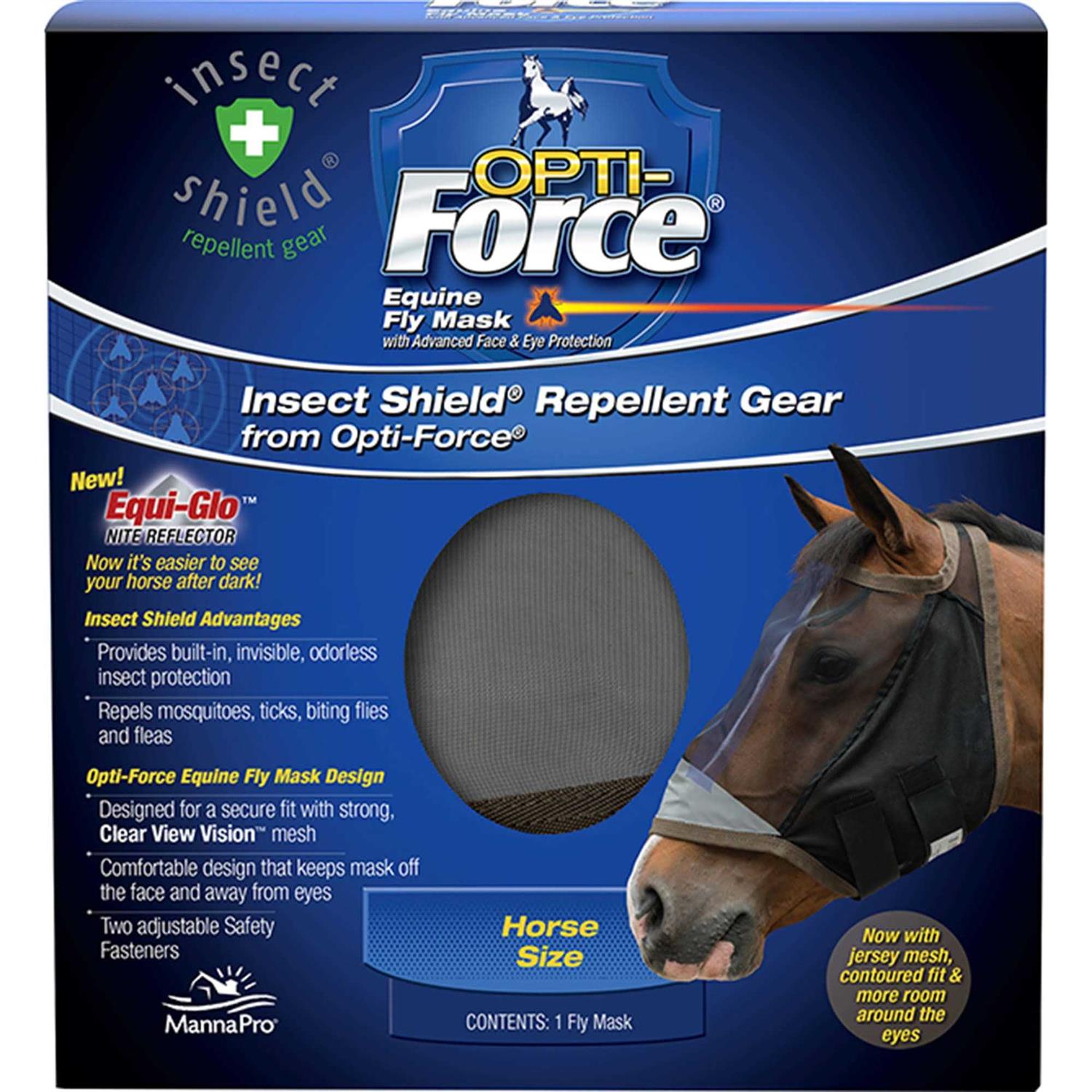 Manna Pro Opti-Force Equine Fly Mask - Sports Supplies Online Store
