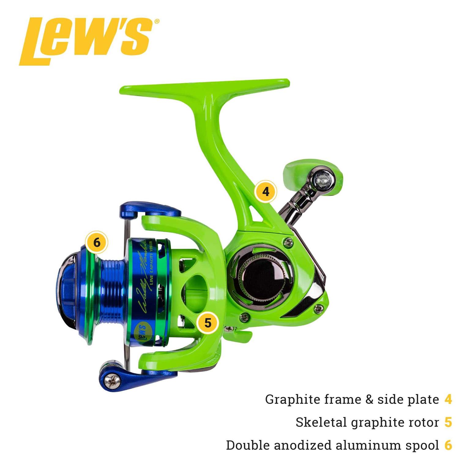 Lew's Wally Marshall Speed Shooter Spinning Reel - Sports Supplies ...