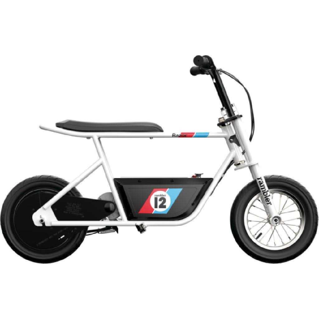 Razor Rambler 12 24V Electric Scooter with Retro Style Up to 14 mph ...