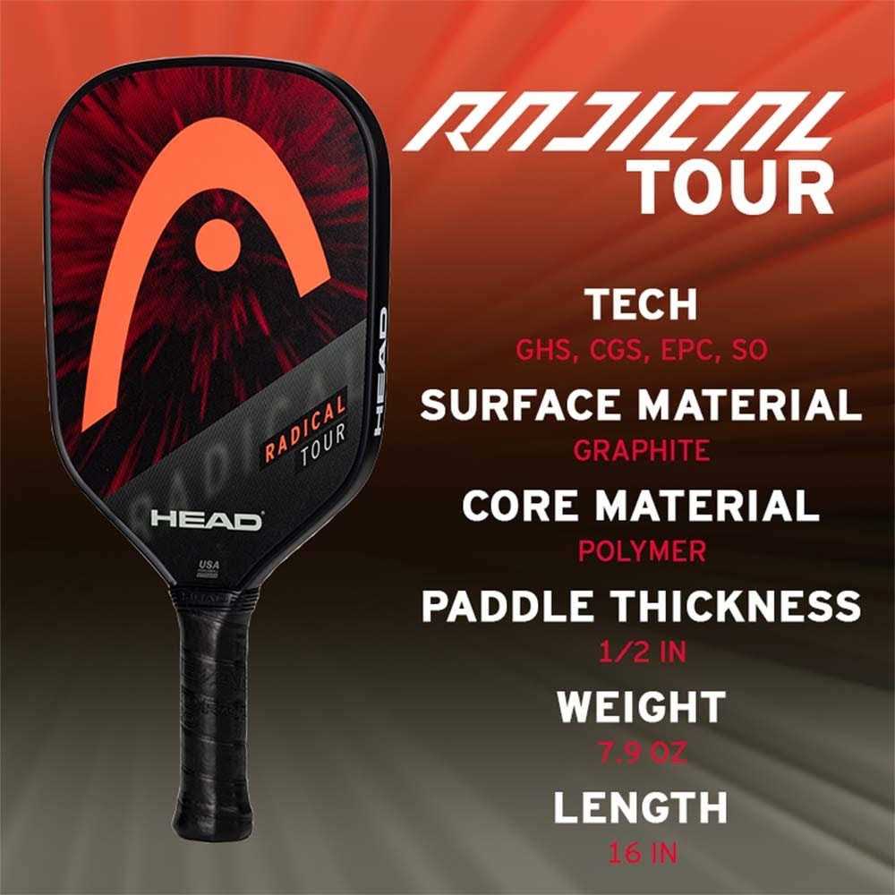 Head Radical Tour Pickleball Paddle - Sports Supplies Online Store