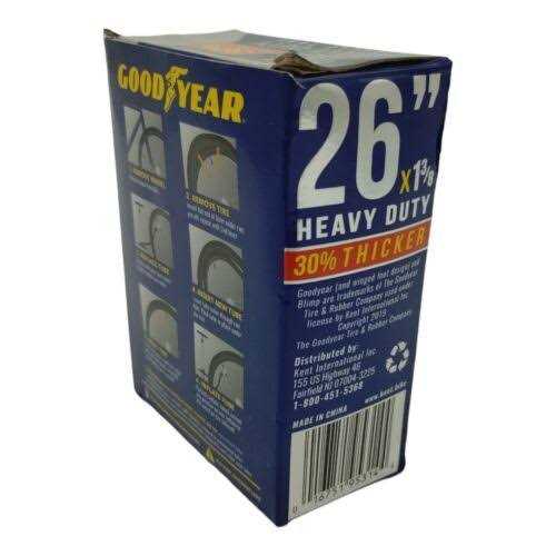 Goodyear Tires 26 in. x 1 3/8 Heavy Duty Bike Tube - Sports Supplies ...