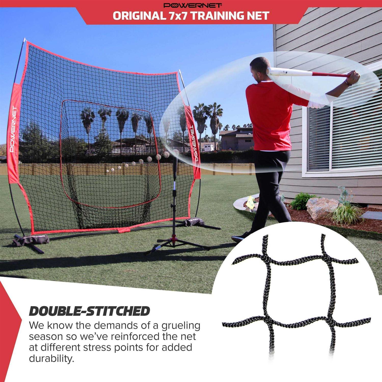 Powernet Baseball Softball Practice Net 7x7 - Sports Supplies Online Store