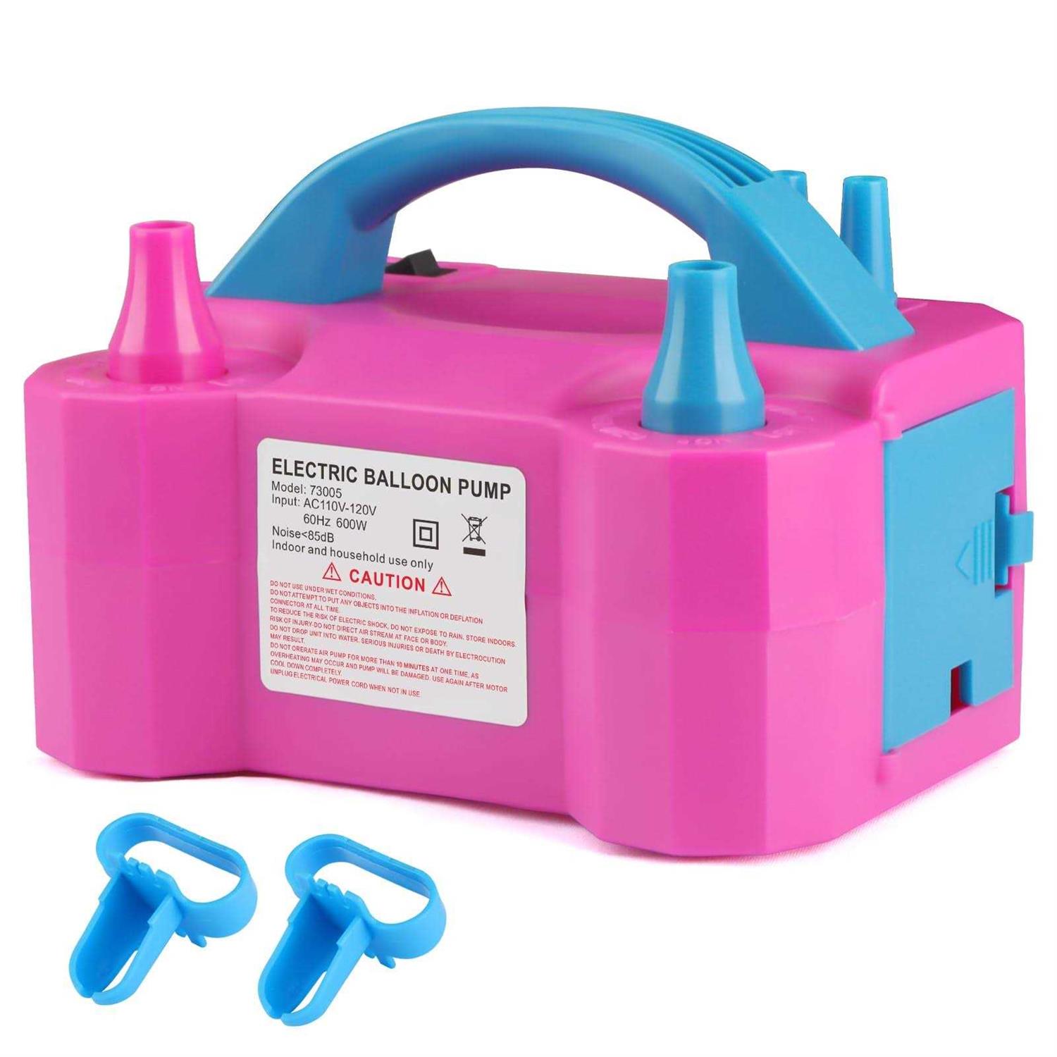 OWill Balloon Pump Electric,Portable Air Blower with Dual Nozzle ...