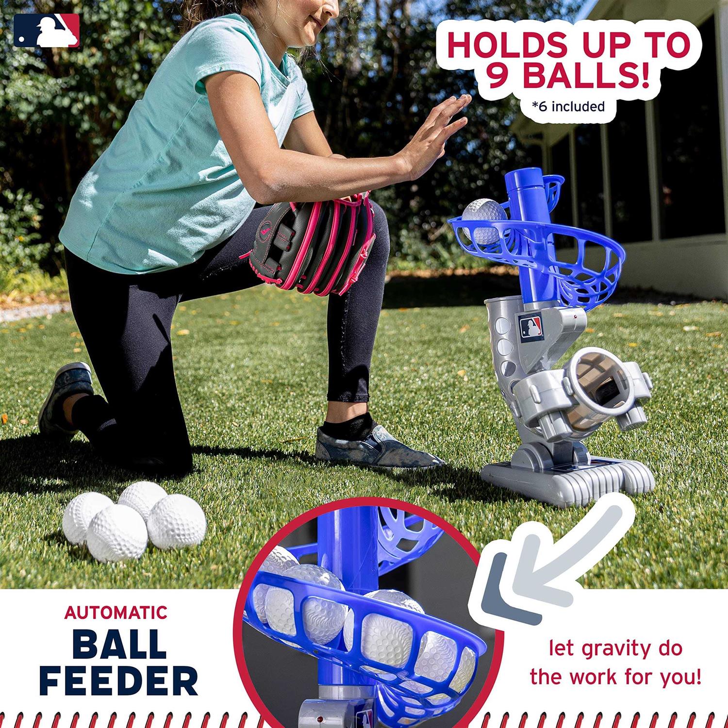 Franklin Sports MLB Electronic Baseball Pitching Machine - Sports ...