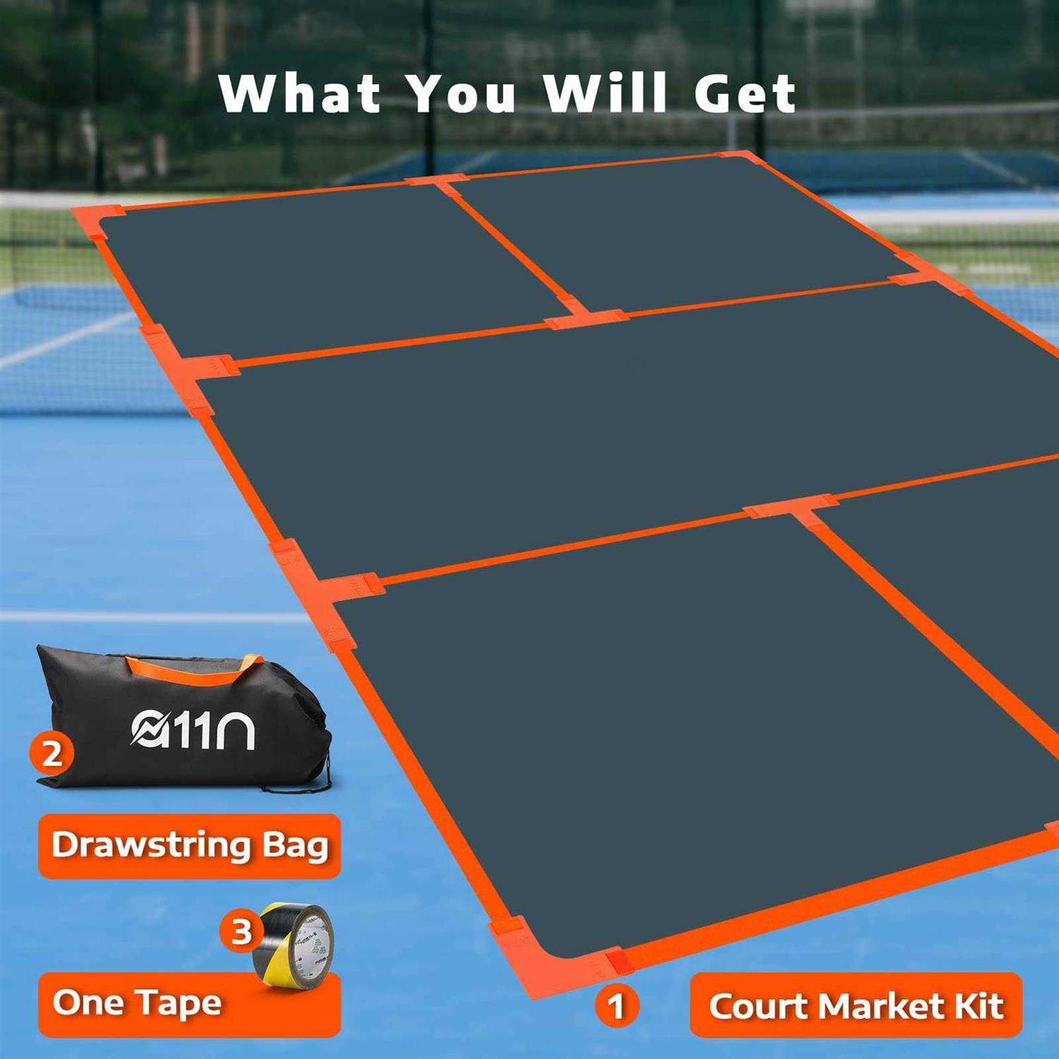 Pickleball Court Marking Kit - Sports Supplies Online Store