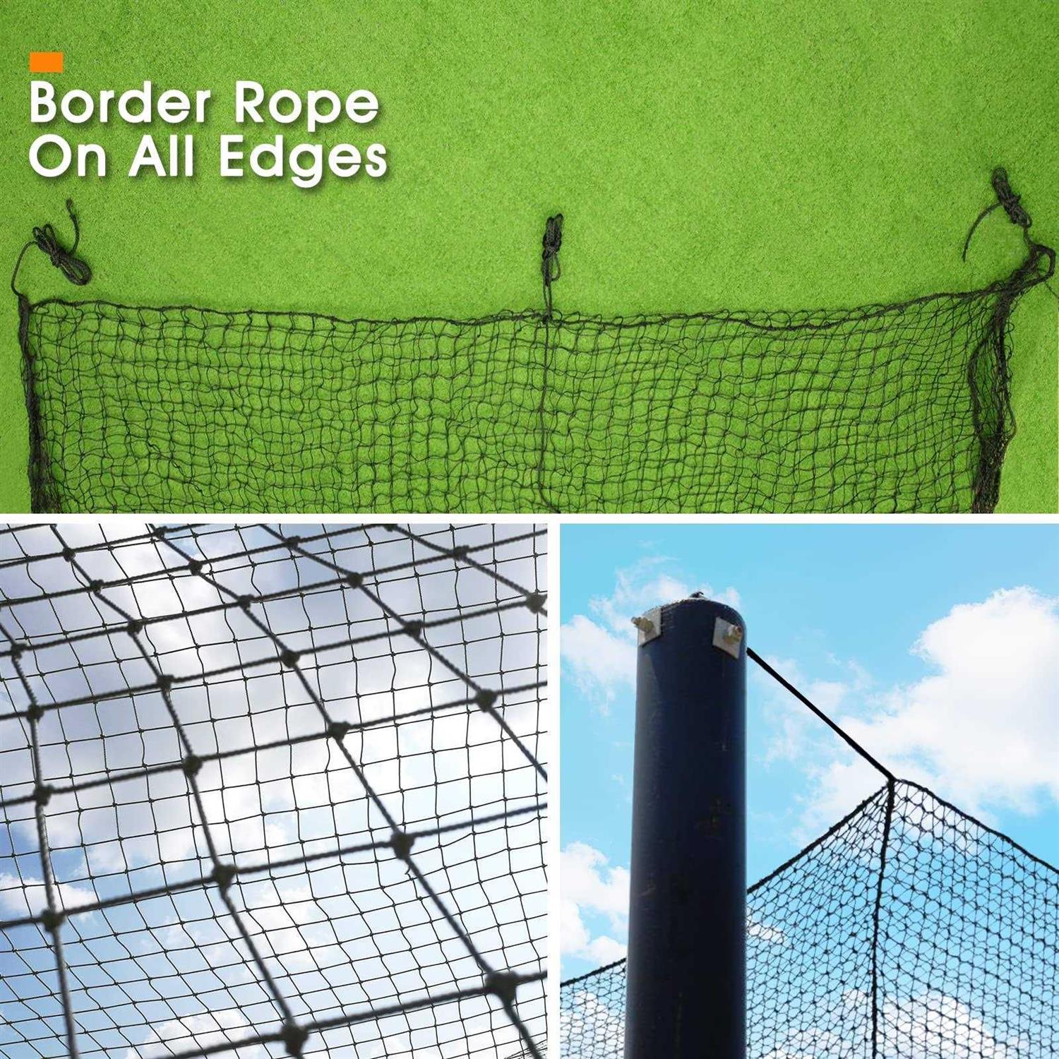 ORIENGEAR Baseball Batting Cage Nets, ONLY NET Baseball and Softball ...