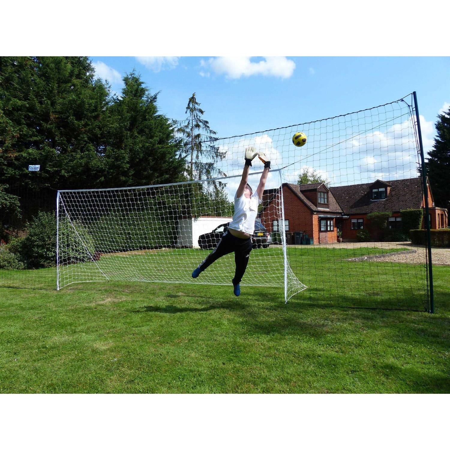Open Goaaal JX-OGFL2 Soccer Practice Net Rebounder Backstop with Goal ...