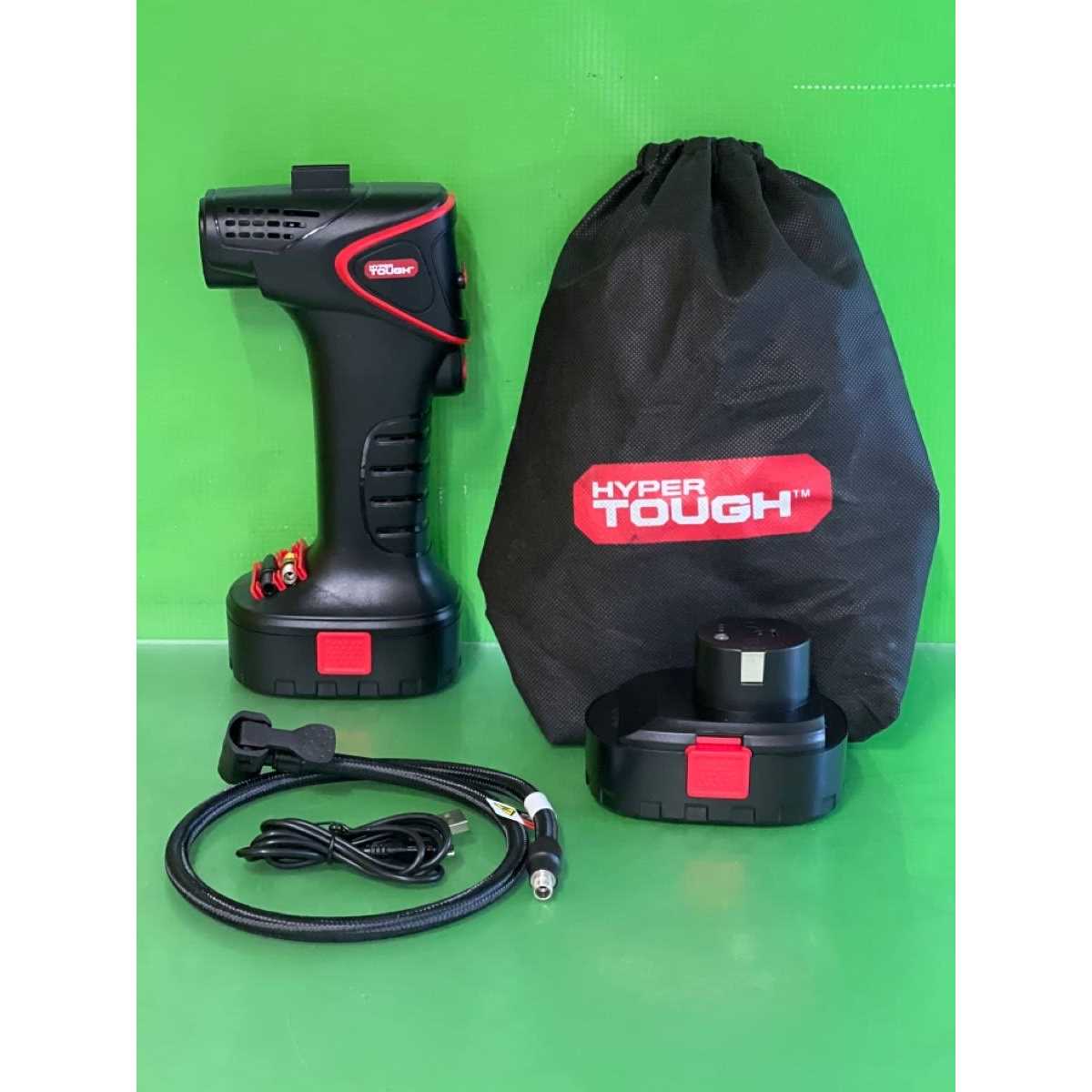 Hyper Tough DC 12V Hand Held Digital Tire Inflator - Sports Supplies ...