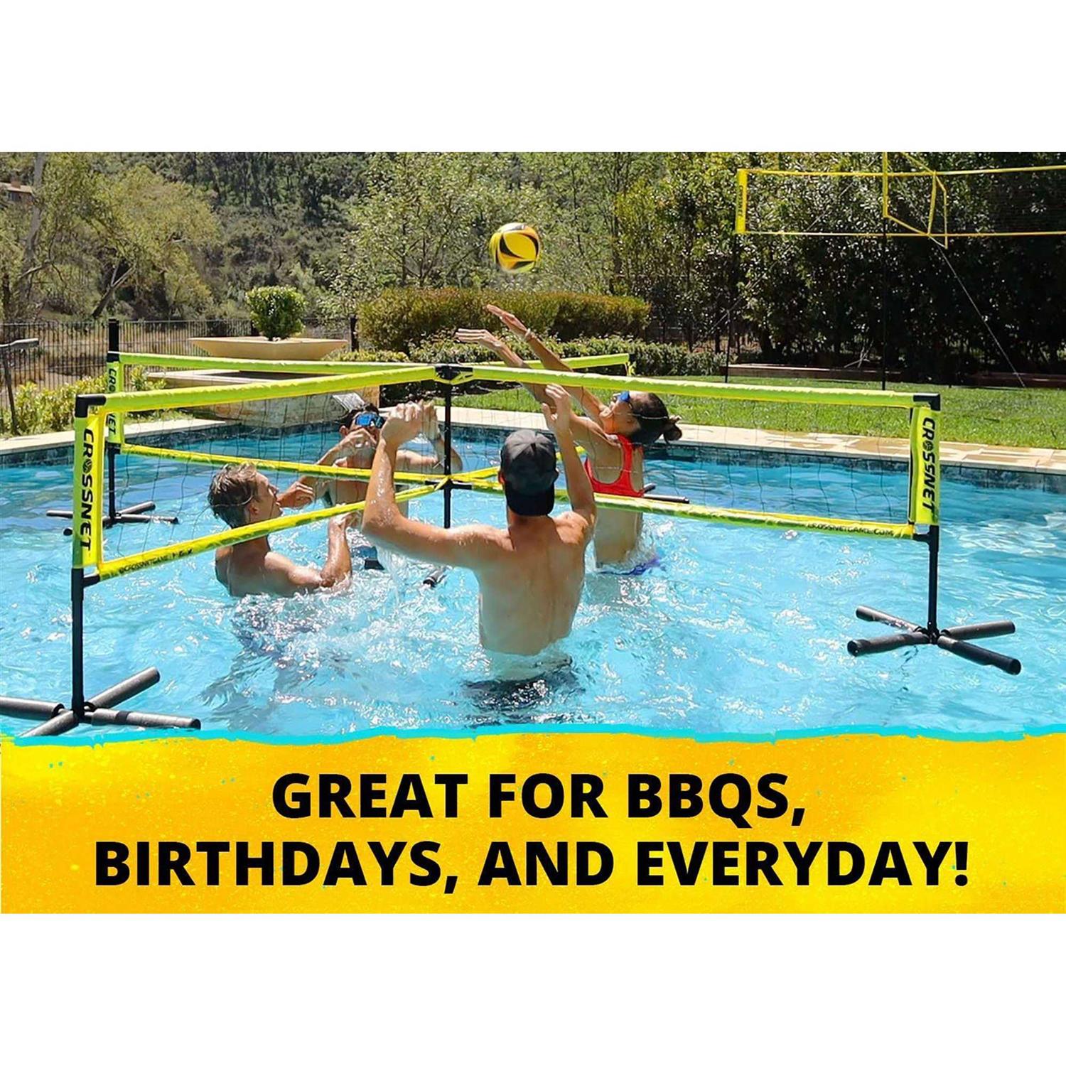 CROSSNET H2O Four Square Volleyball Pool Game - Sports Supplies Online ...